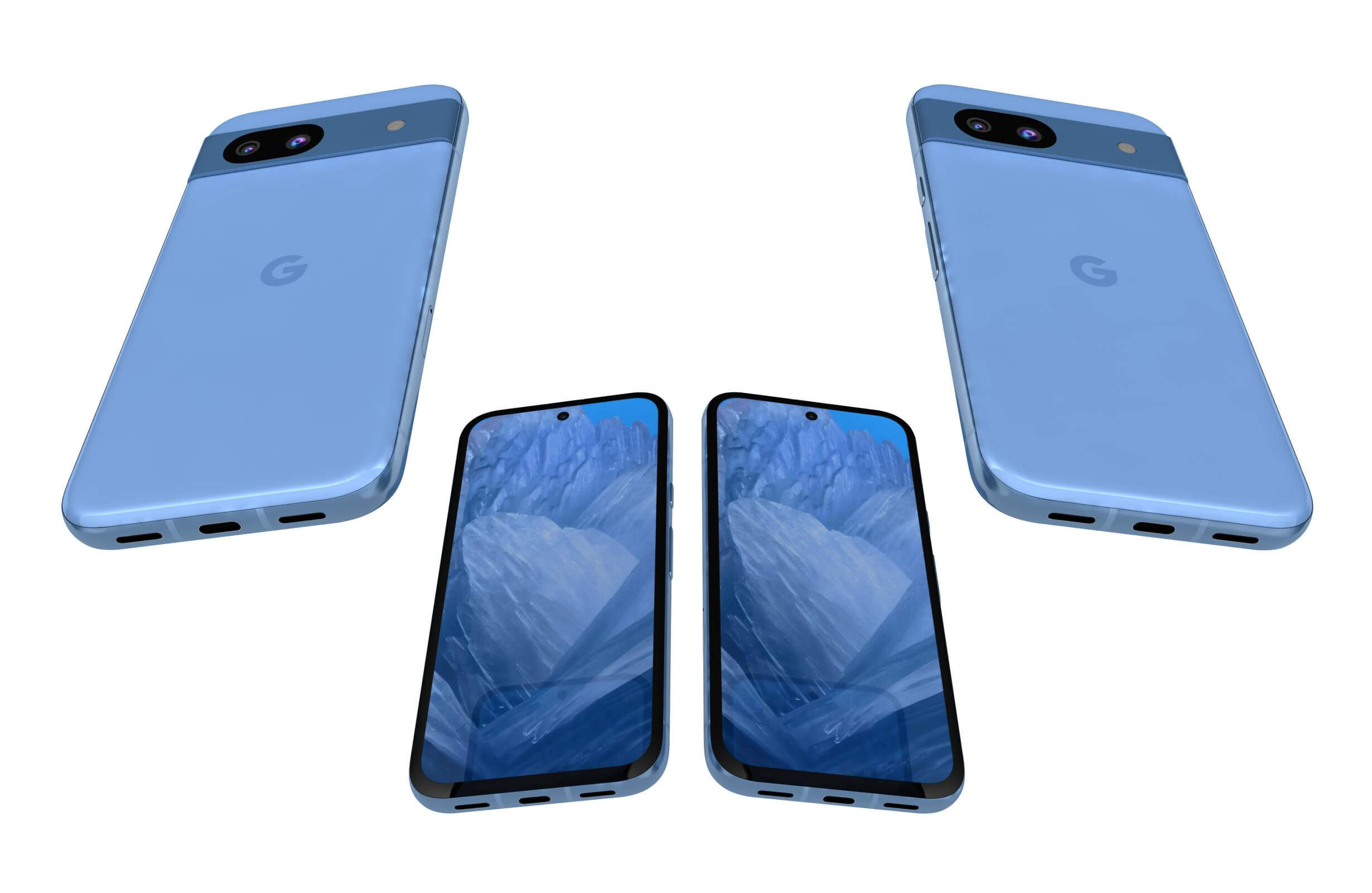 Google Pixel 8A All Colors - 3D Model by Rever_Art