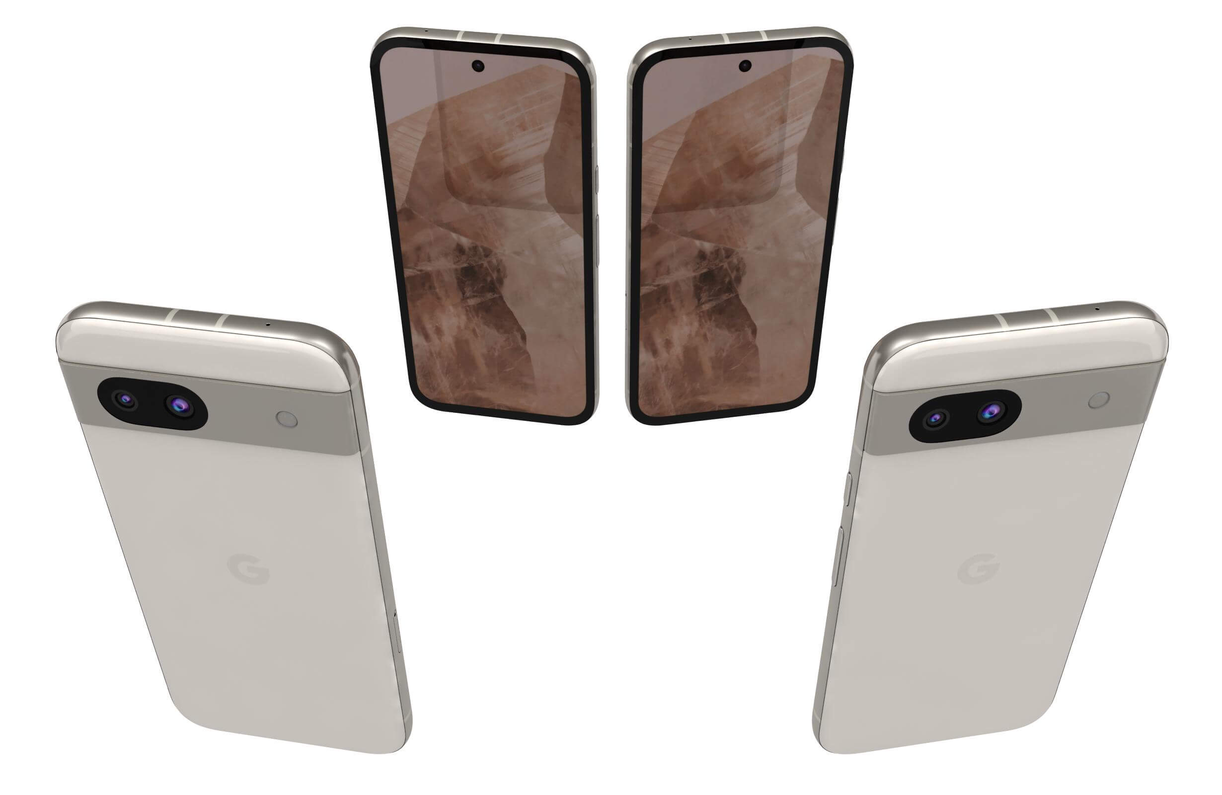 Google Pixel 8A All Colors - 3D Model by Rever_Art