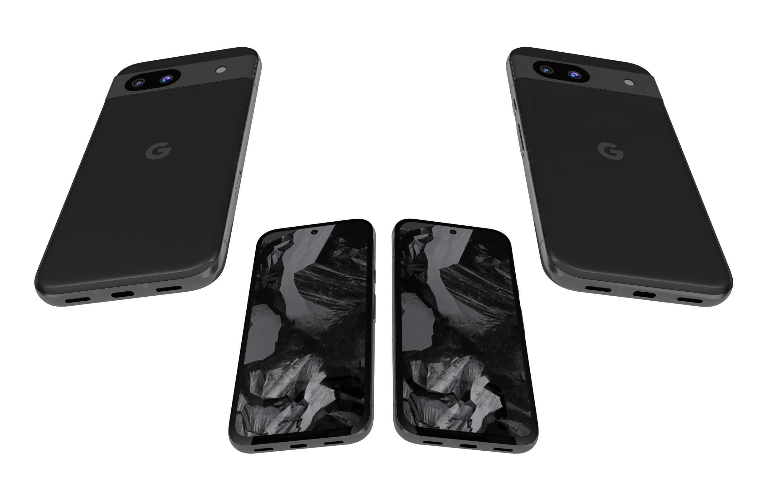 Google Pixel 8A Obsidian - 3D Model by Rever_Art