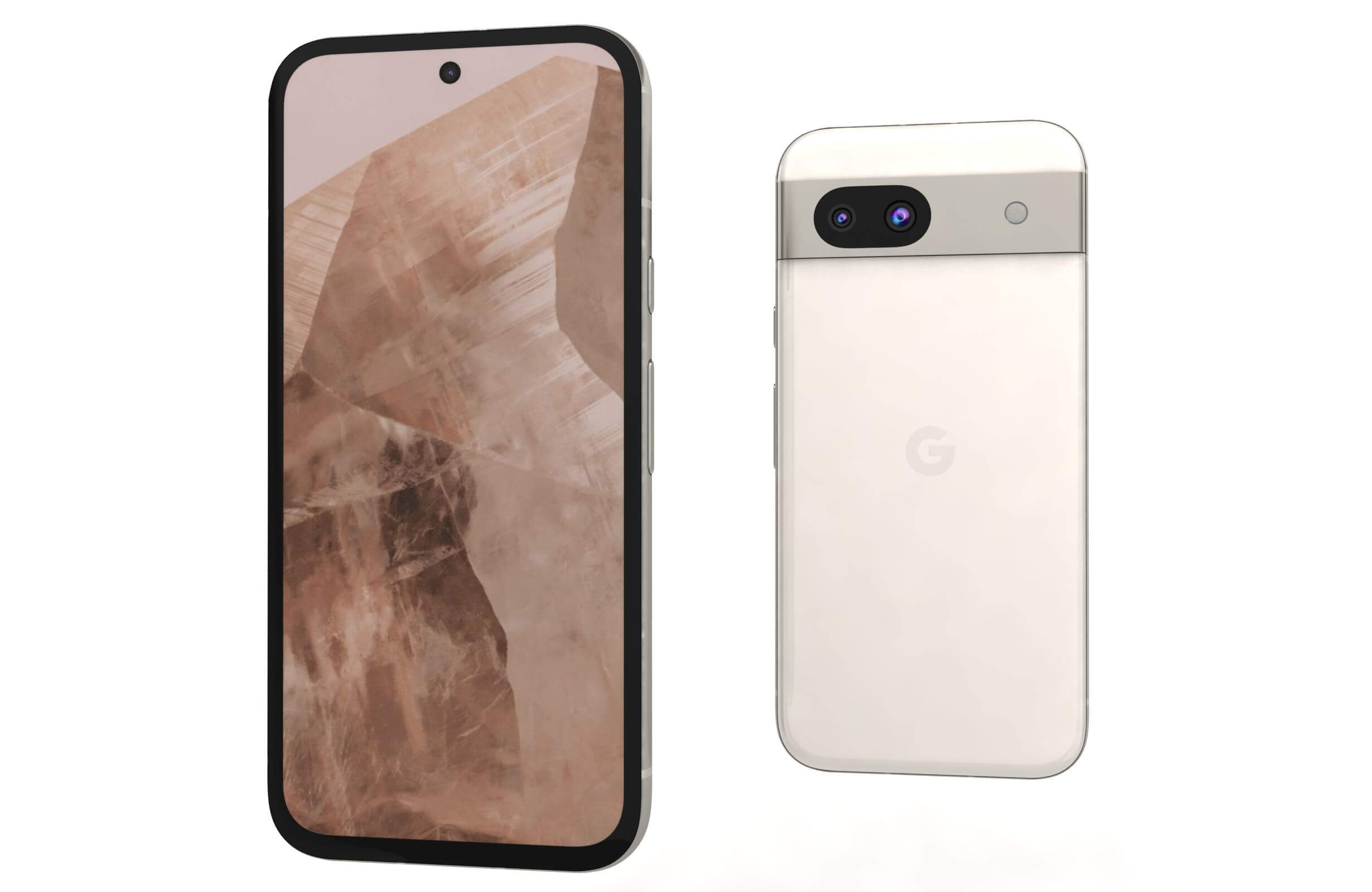 Google Pixel 8A Porcelain - 3D Model by Rever_Art