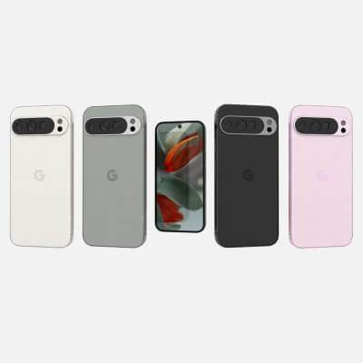 Google Pixel 9 Pro All Colors - 3D Model by Rever_Art