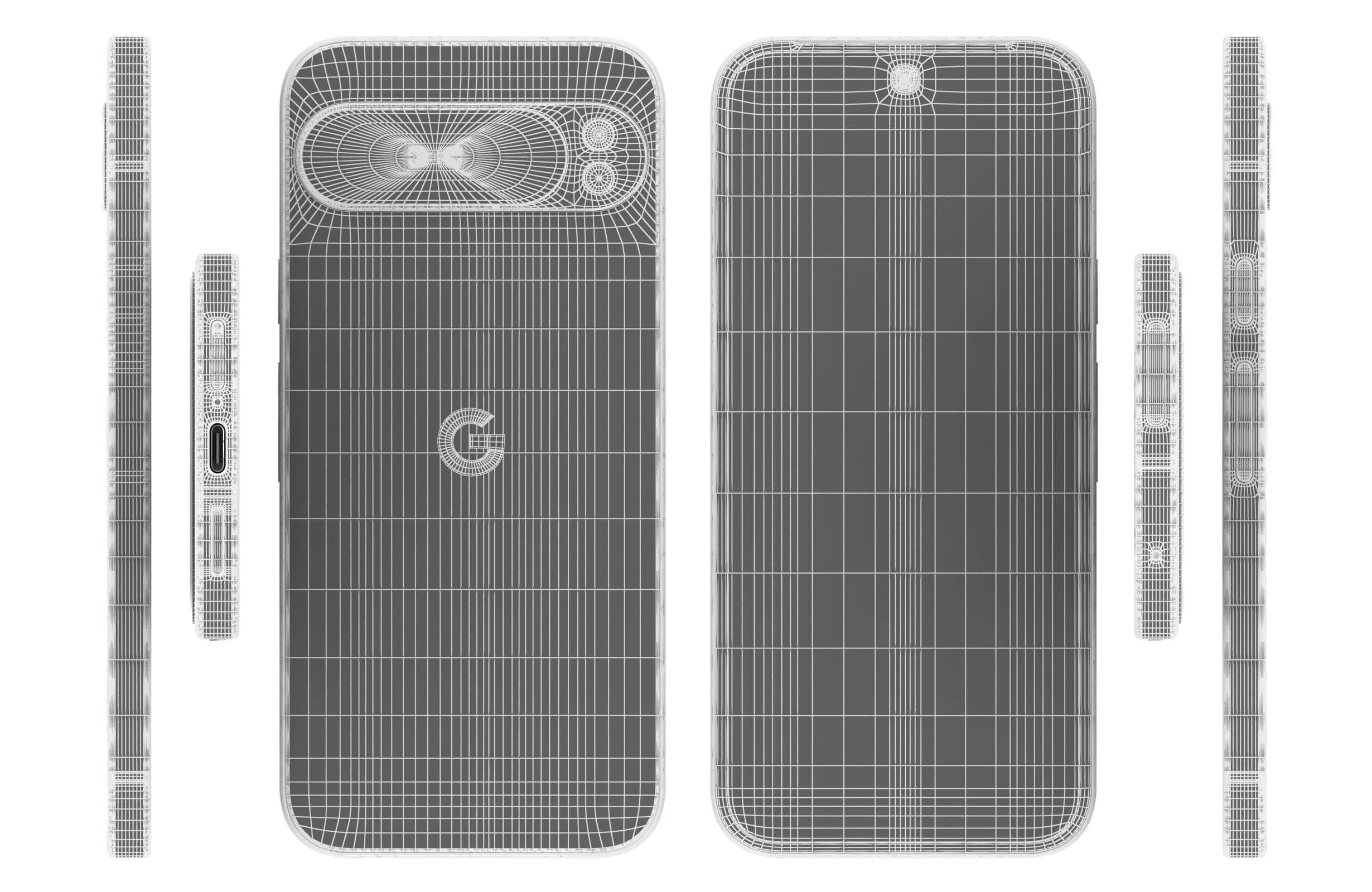 Google Pixel 9 Pro XL Obsidian - 3D Model by Rever_Art