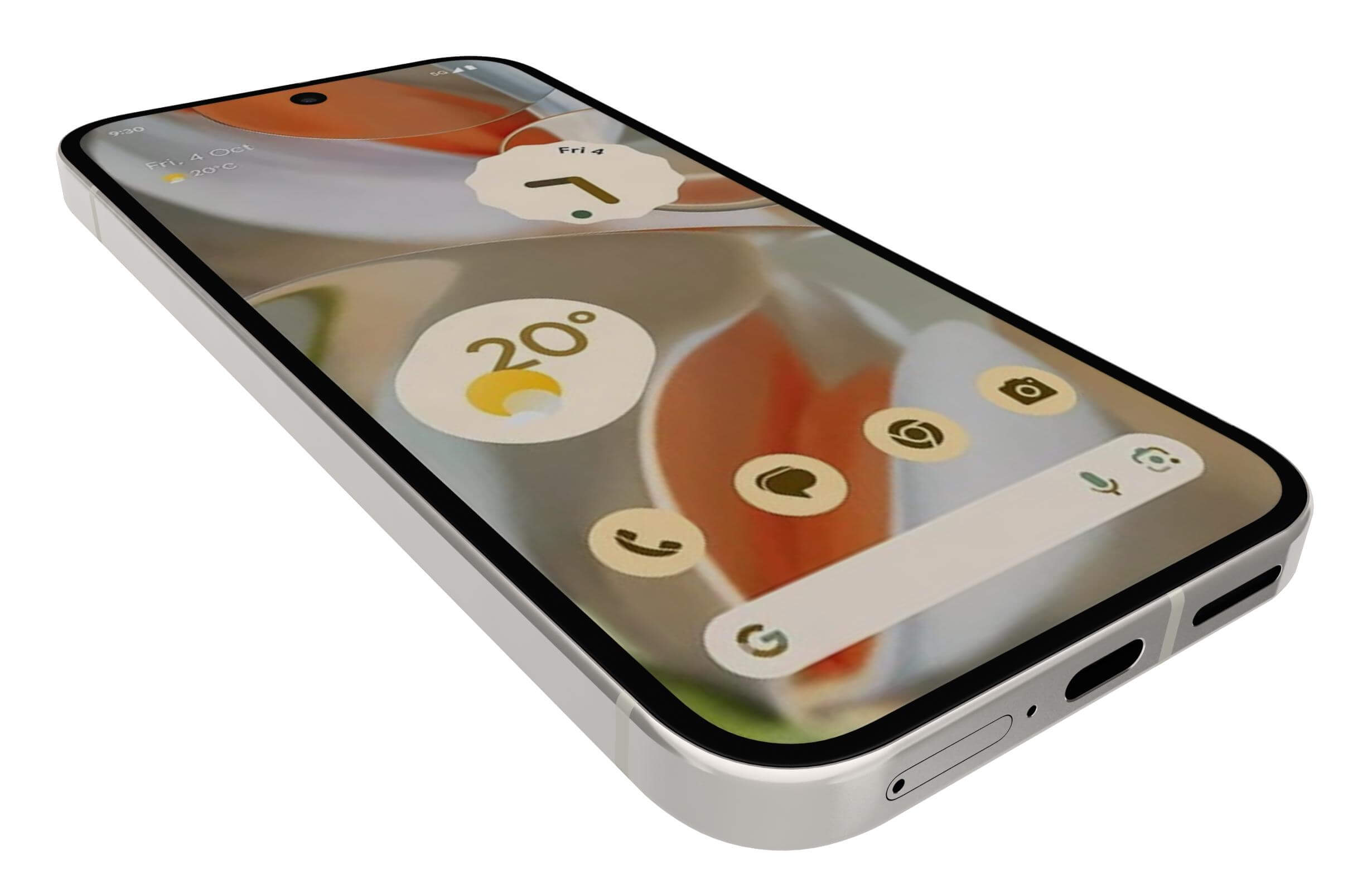 Google Pixel 9 Pro XL Porcelain - 3D Model by Rever_Art