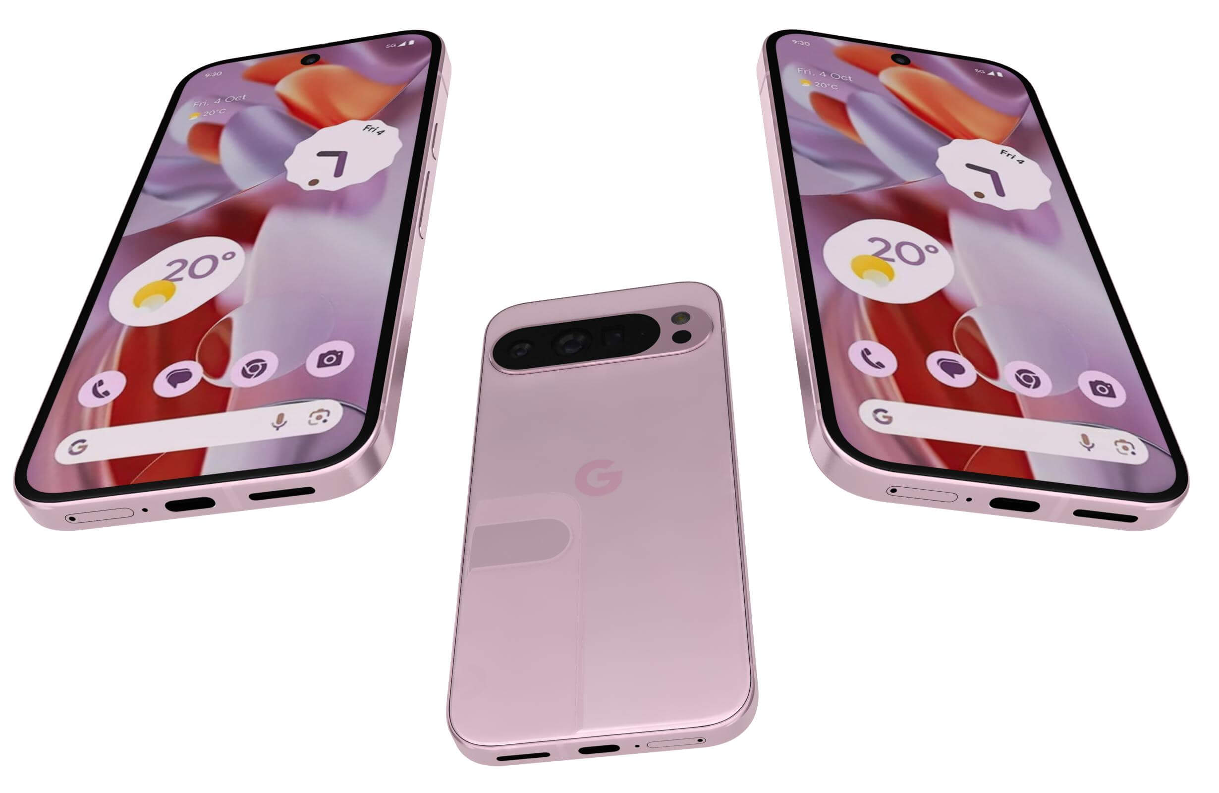 Google Pixel 9 Pro XL Rose Quartz - 3D Model by Rever_Art