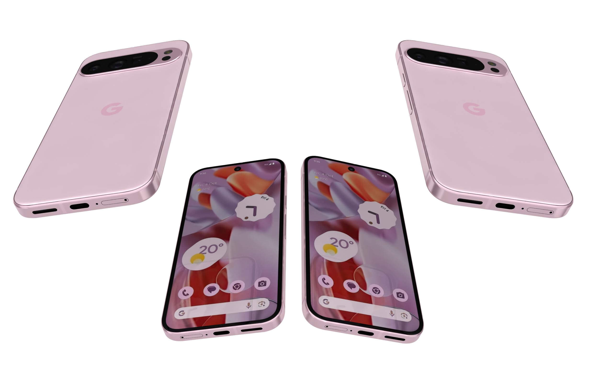 Google Pixel 9 Pro XL Rose Quartz - 3D Model by Rever_Art