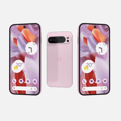 Google Pixel 9 Pro XL Rose Quartz - 3D Model by Rever_Art