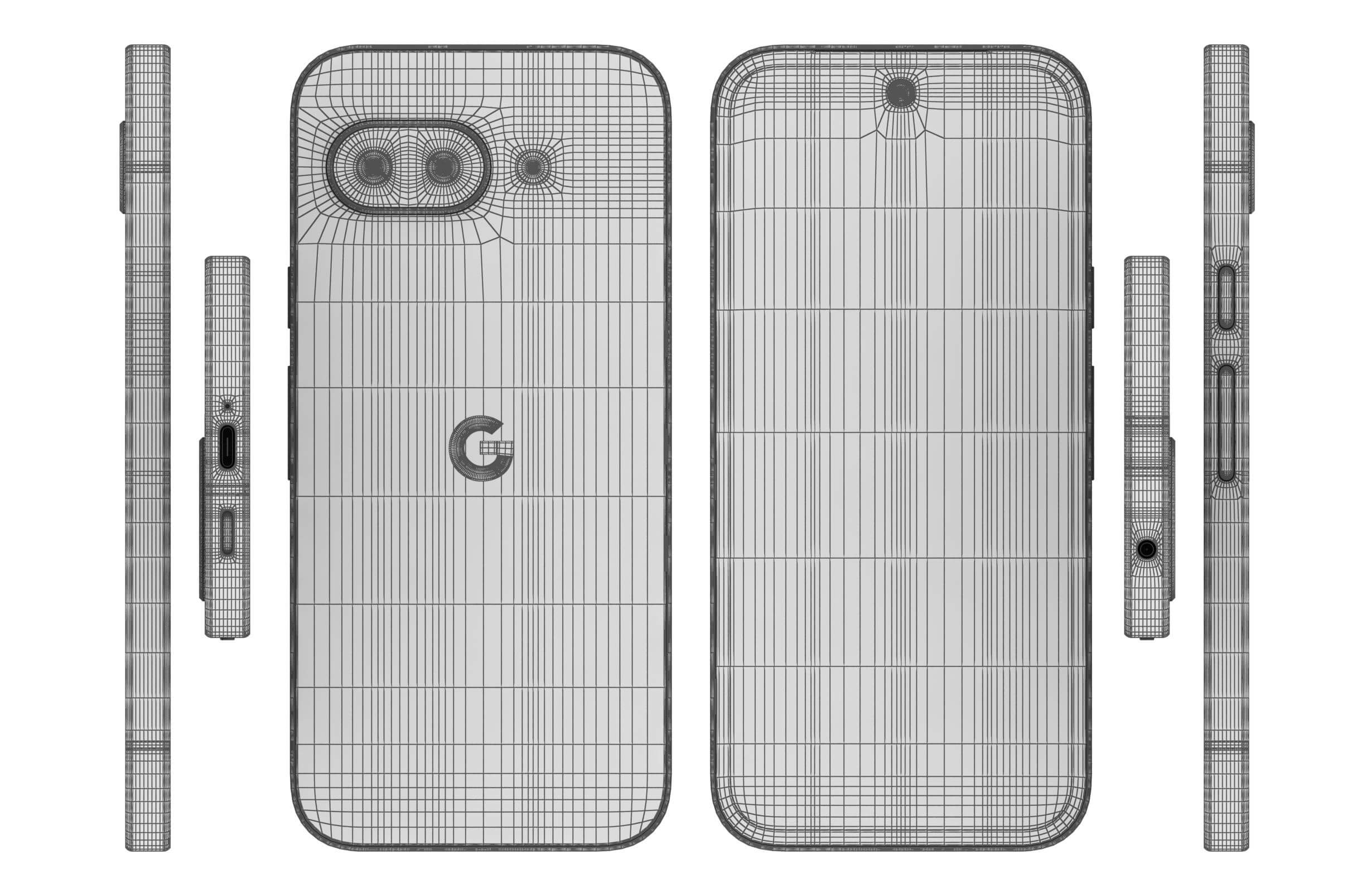 Google Pixel 9A Obsidian - 3D Model by Rever_Art