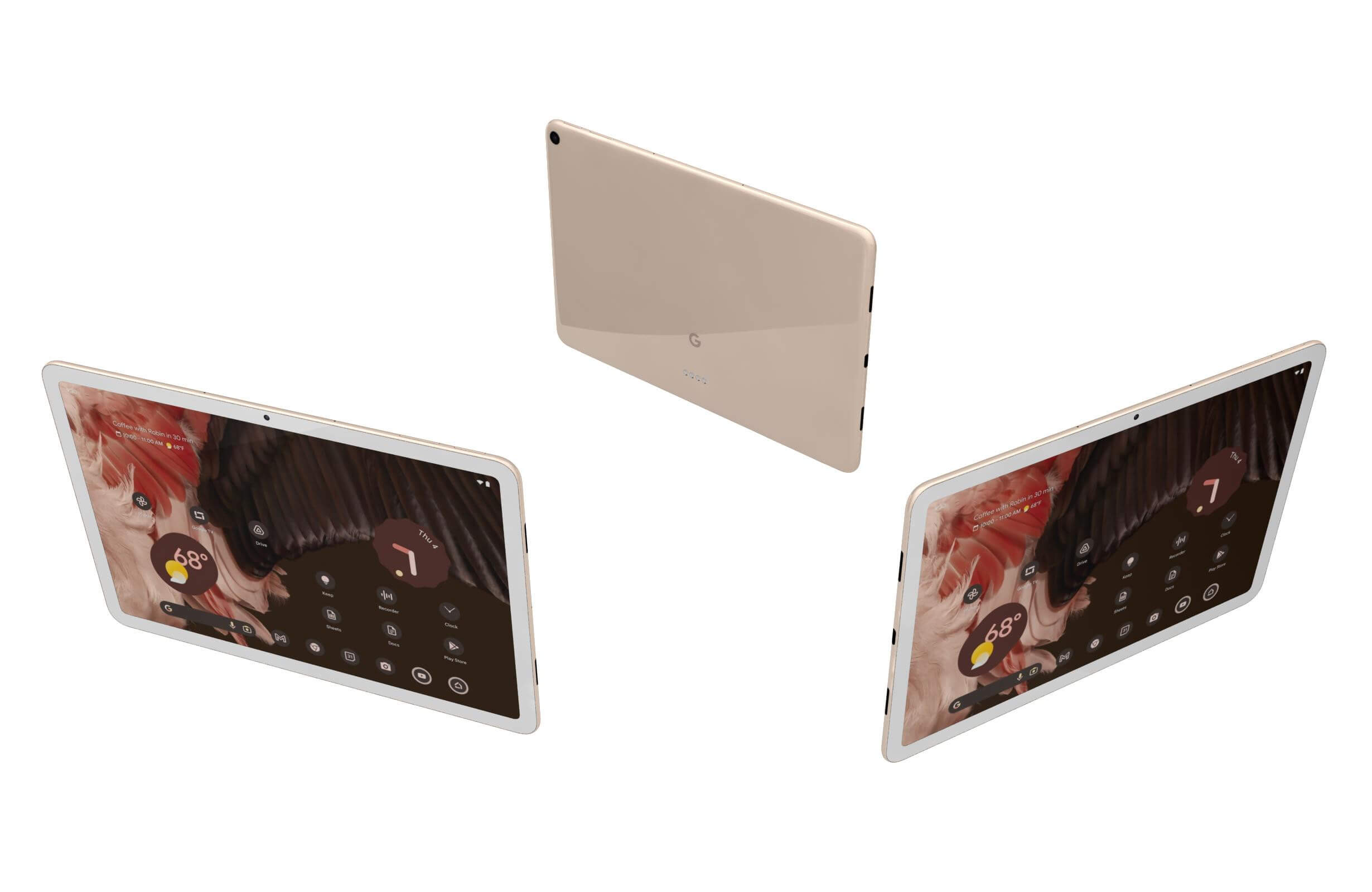 Google Pixel Tablet Pink - 3D Model by Rever_Art