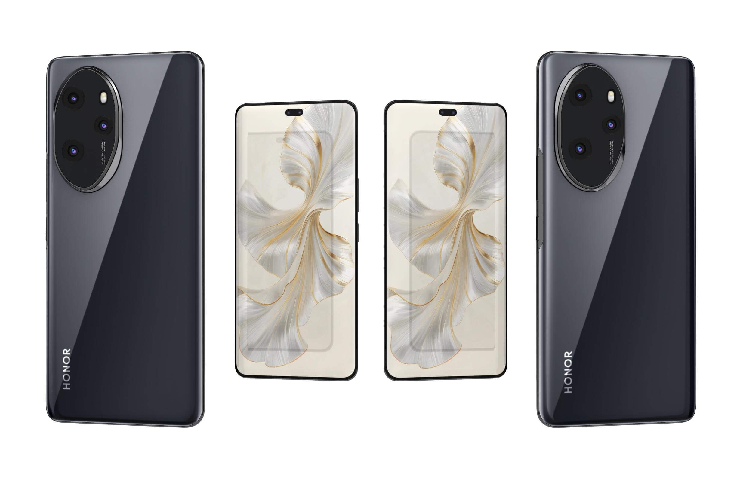 Honor 100 Pro Black - 3D Model by Rever_Art