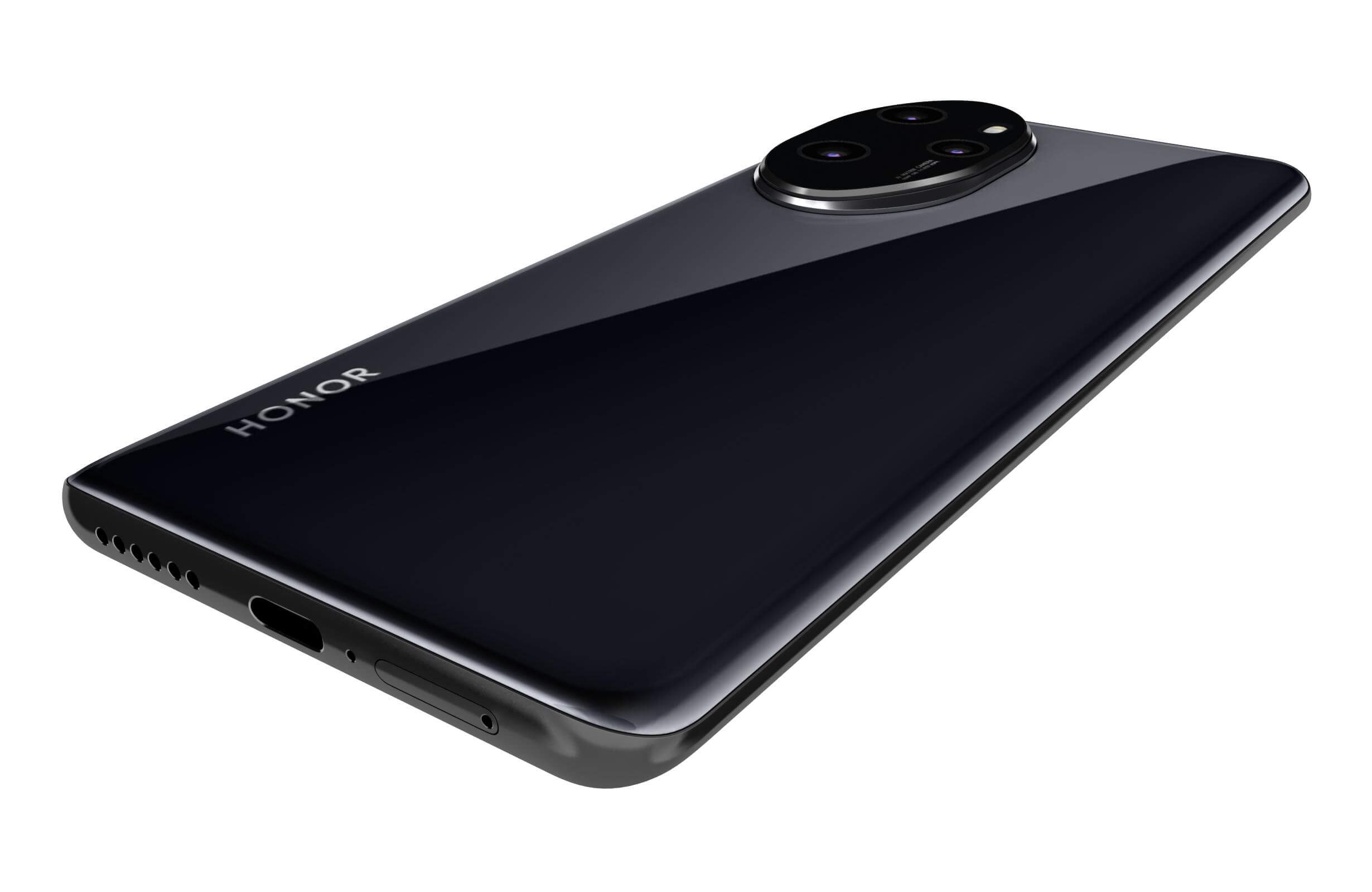 Honor 100 Pro Black - 3D Model by Rever_Art