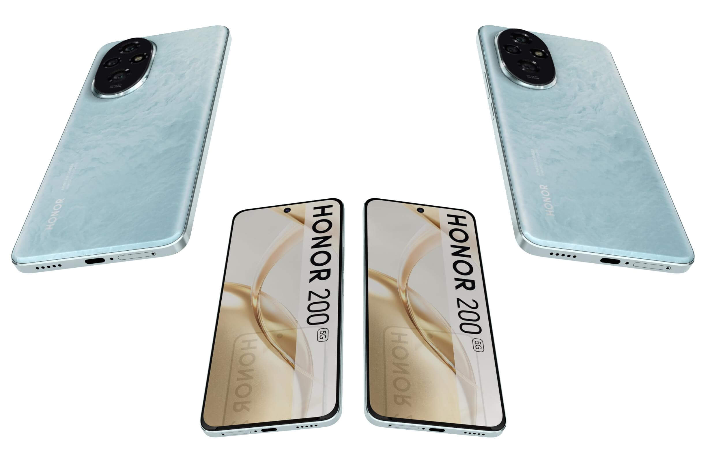 Honor 200 All Colors - 3D Model by Rever_Art