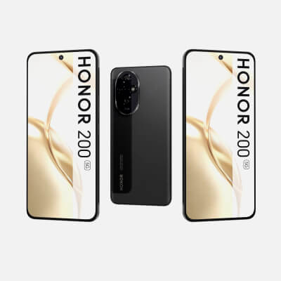 Honor 200 Black - 3D Model by Rever_Art