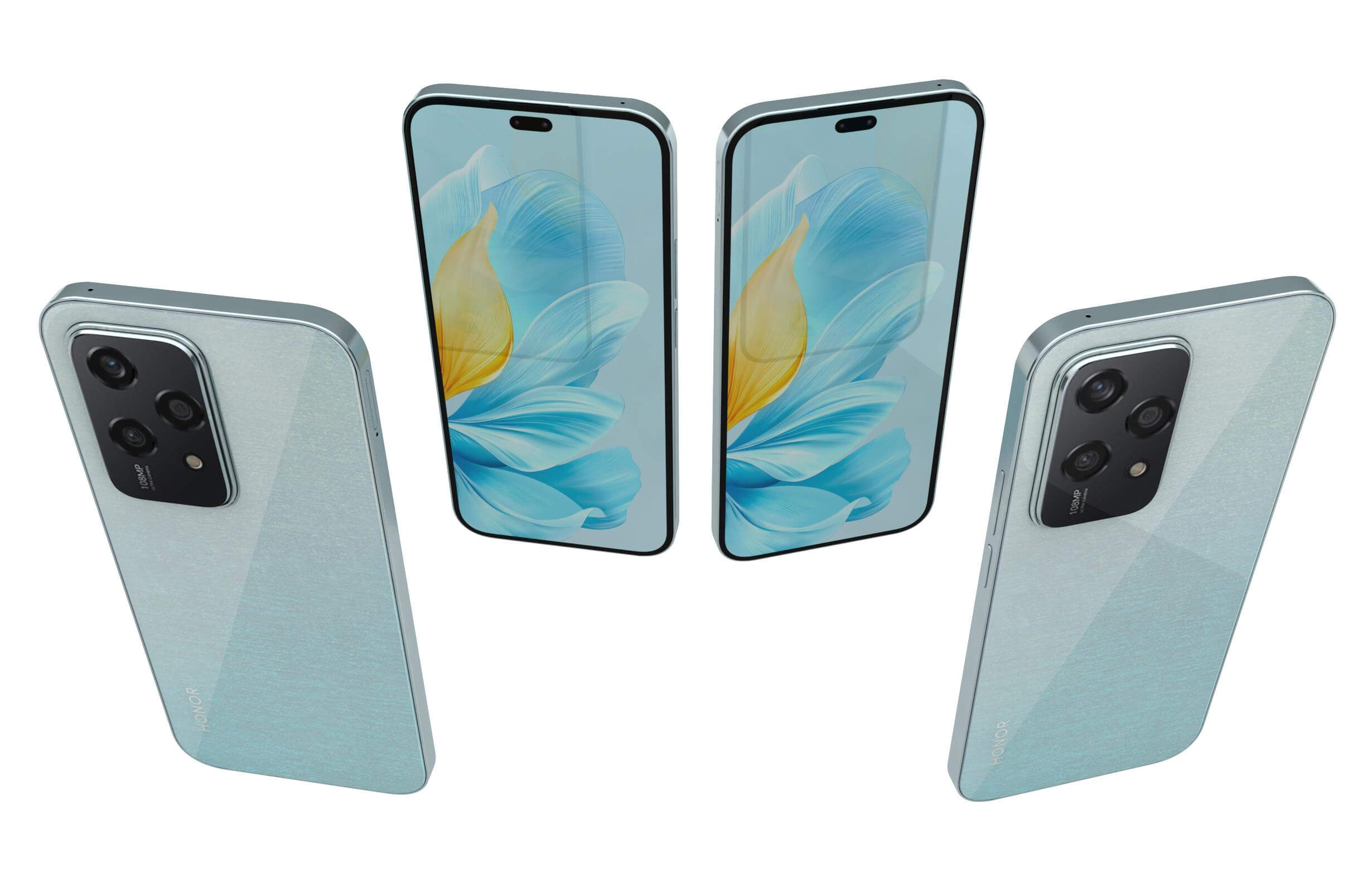 Honor 200 Lite Starry Blue - 3D Model by Rever_Art