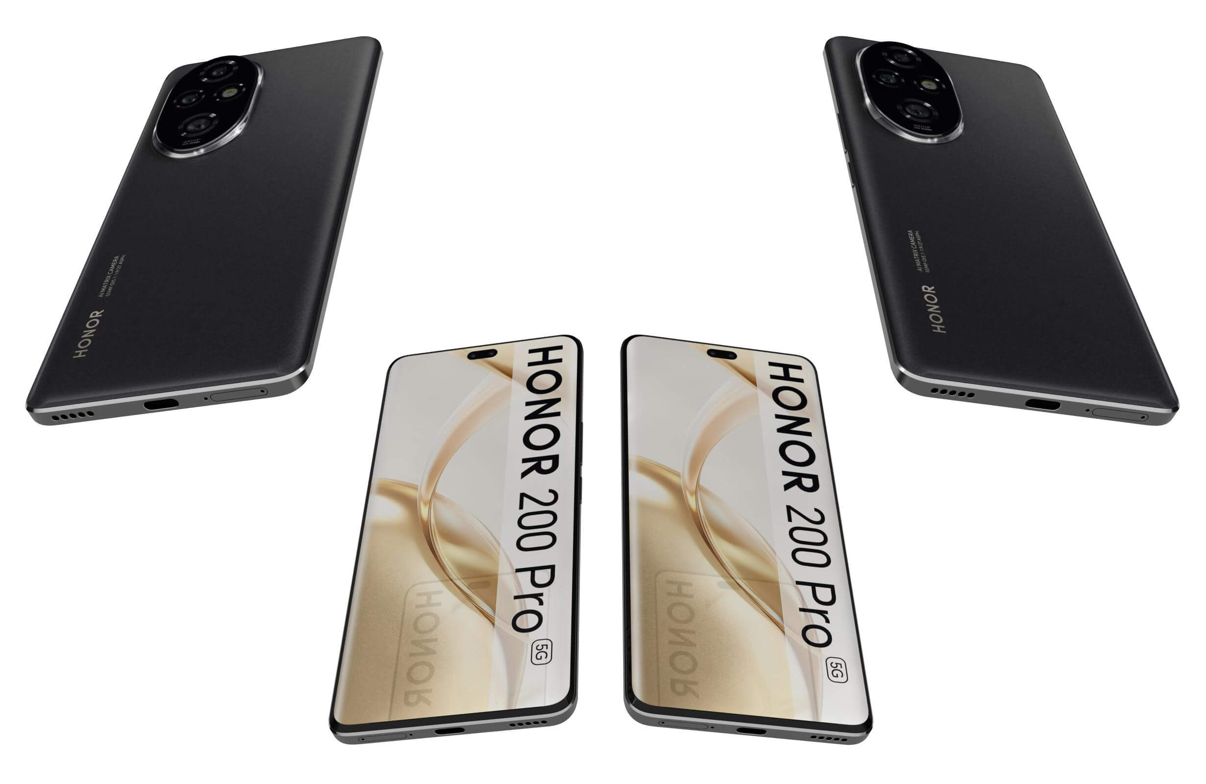 Honor 200 Pro All Colors - 3D Model by Rever_Art