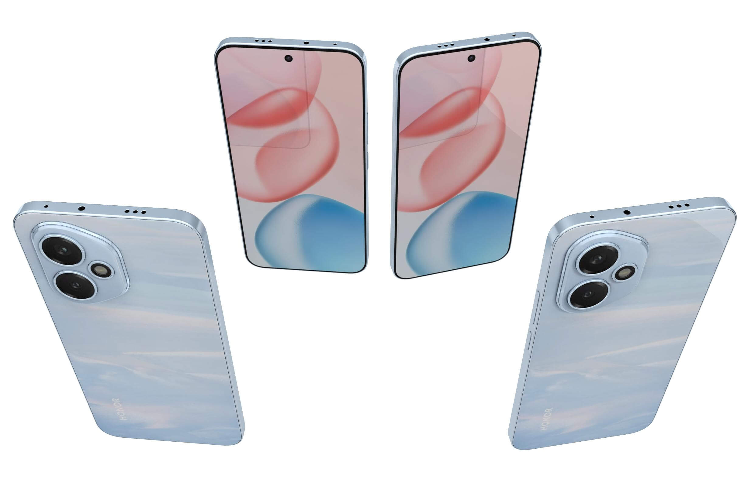 Honor 400 All Colors - 3D Model by Rever_Art