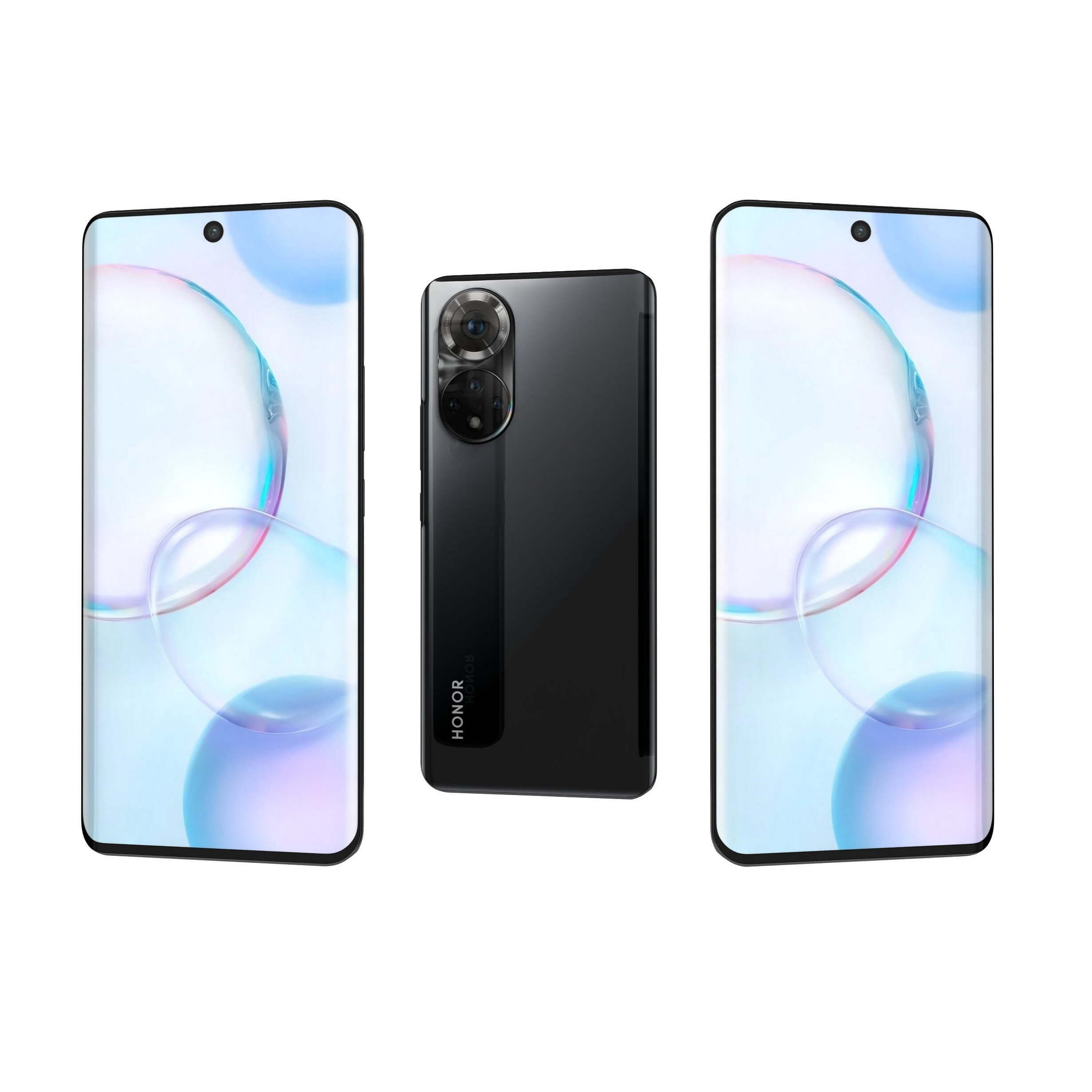 Honor 50 Black - 3D Model by Rever_Art