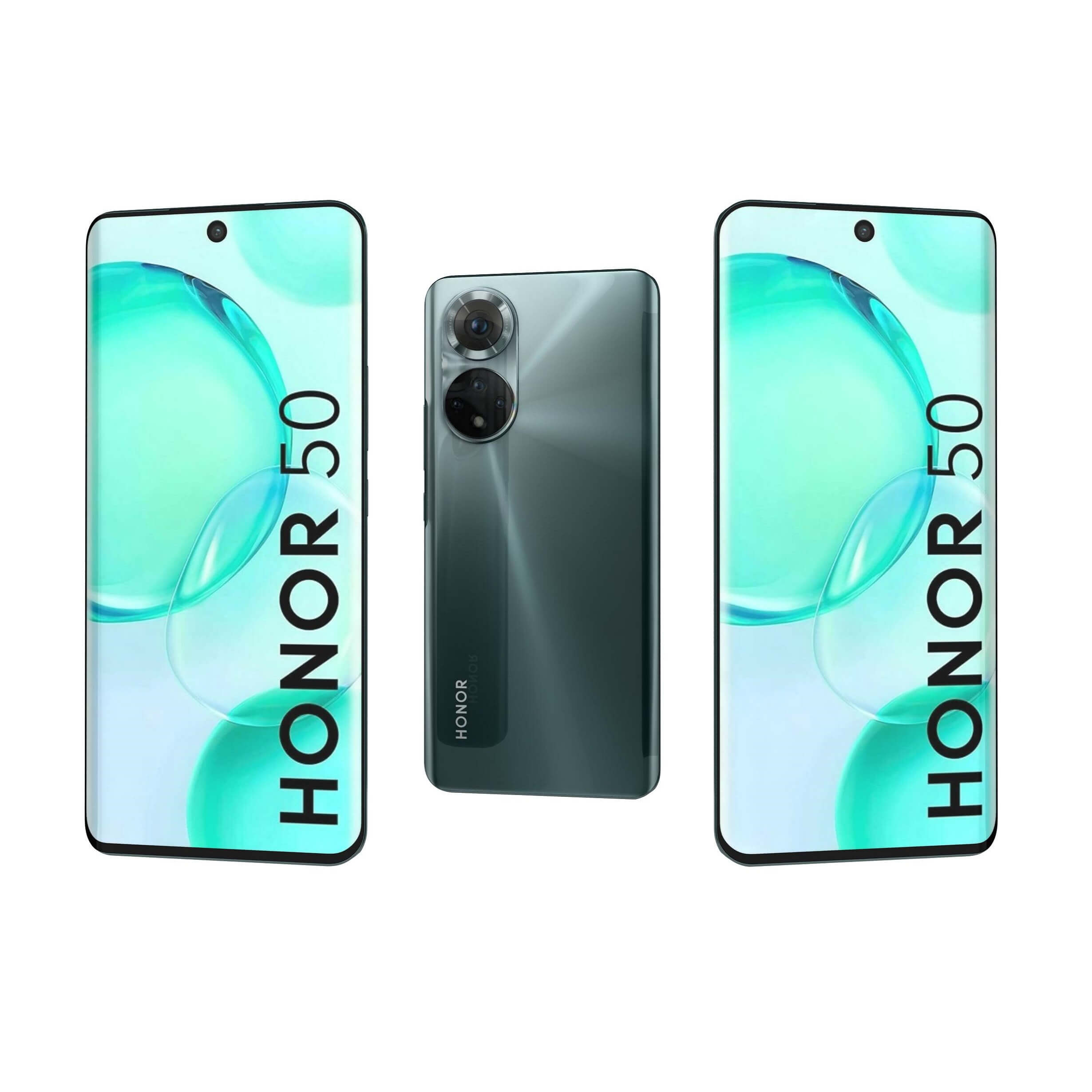 Honor 50 Green - 3D Model by Rever_Art