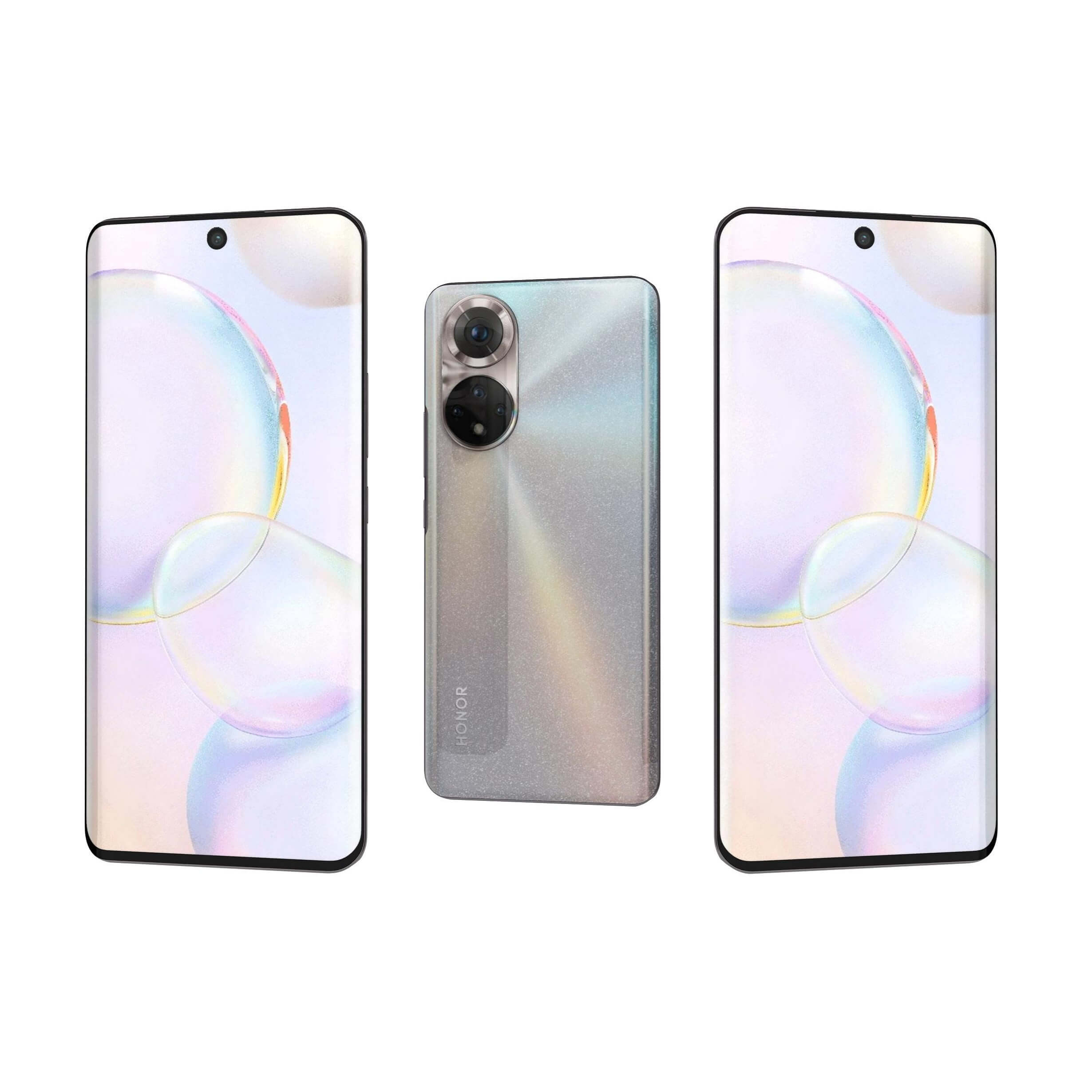 Honor 50 White - 3D Model by Rever_Art