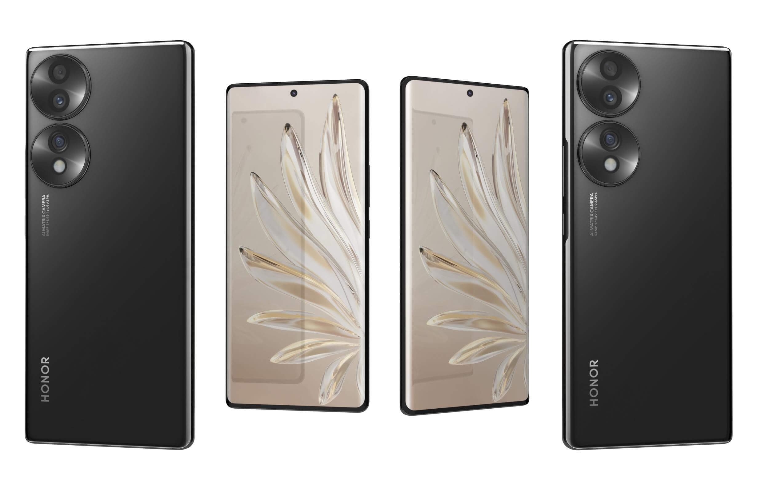 Honor 70 All Colors - 3D Model by Rever_Art