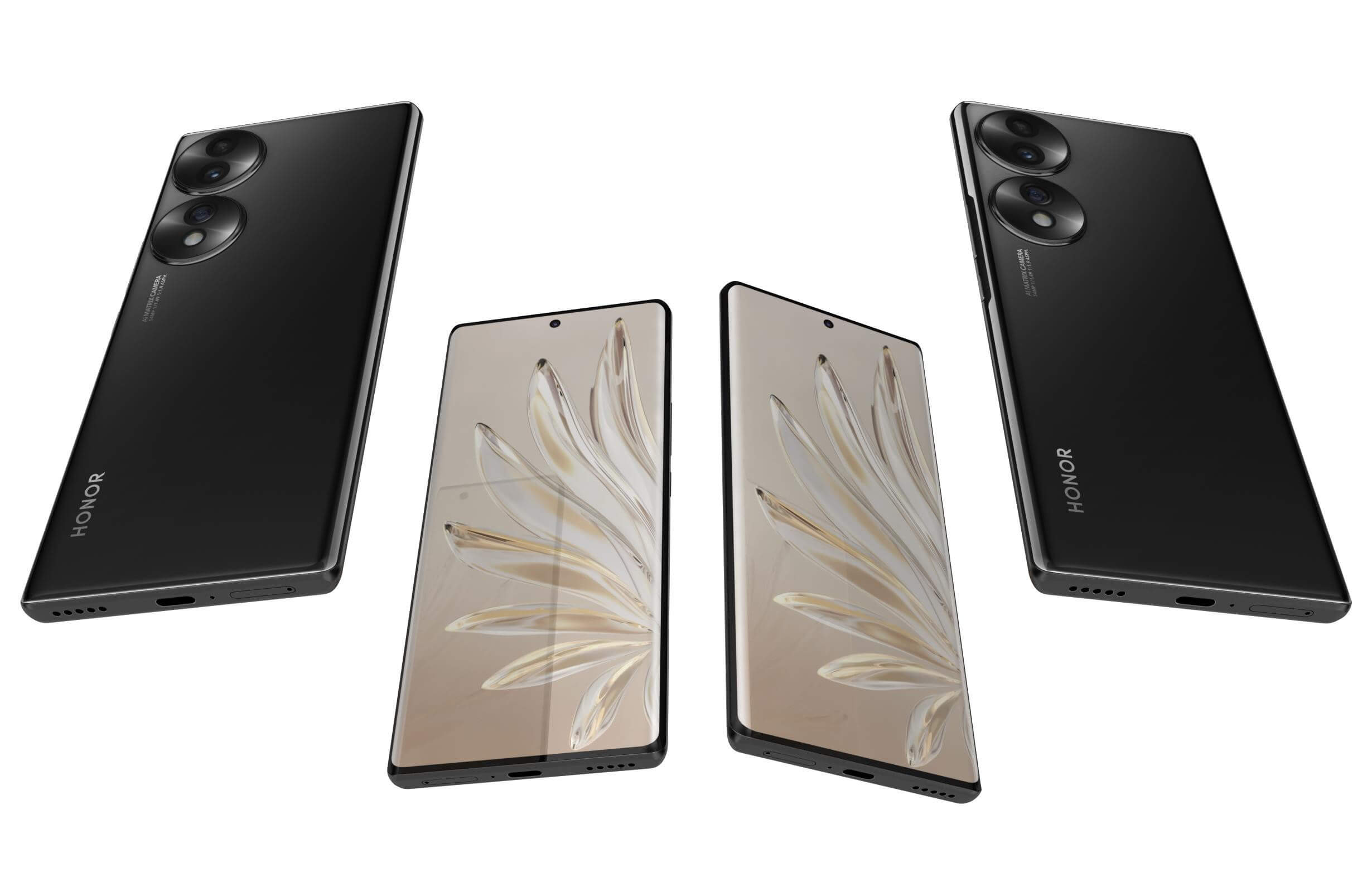 Honor 70 All Colors - 3D Model by Rever_Art