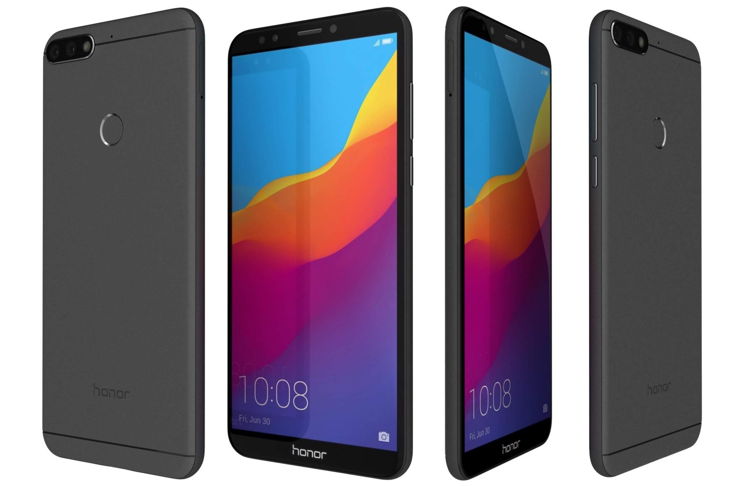 Honor 7C All Colors - 3D Model by Rever_Art