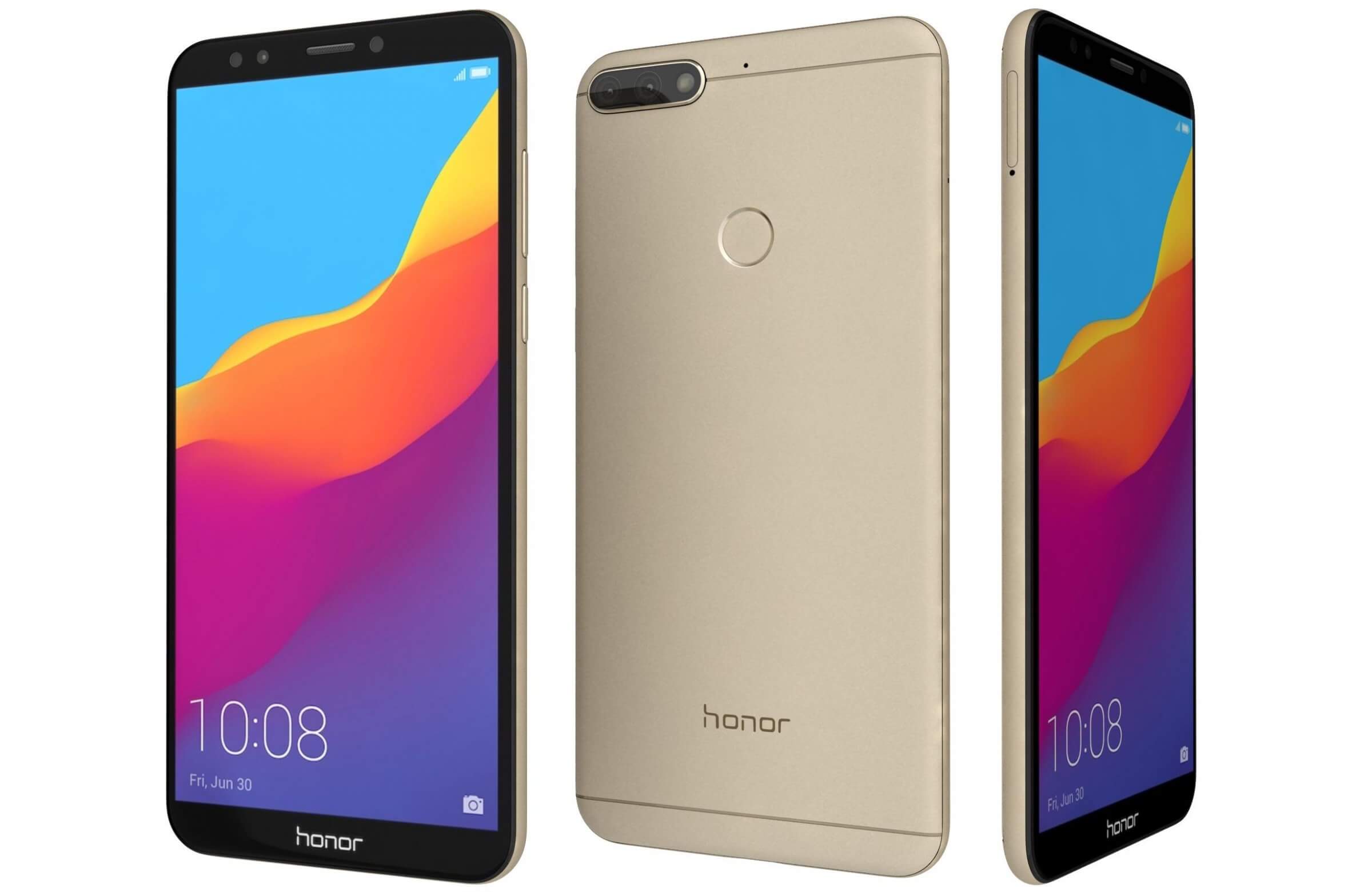 Honor 7C All Colors - 3D Model by Rever_Art