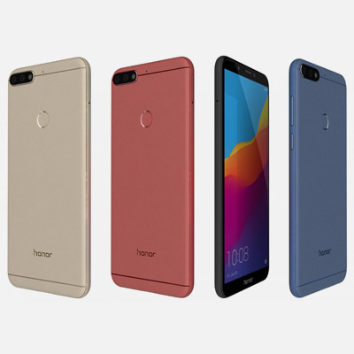 Honor 7C All Colors - 3D Model by Rever_Art