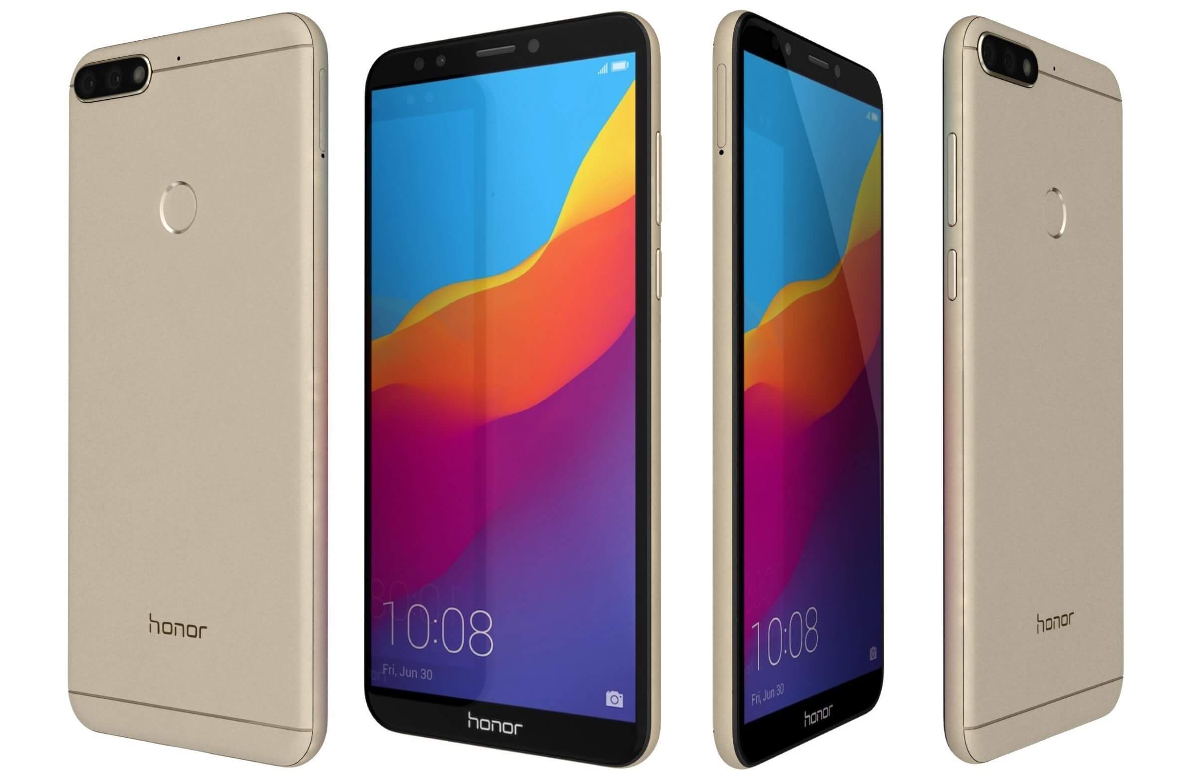 Honor 7C Gold - 3D Model by Rever_Art