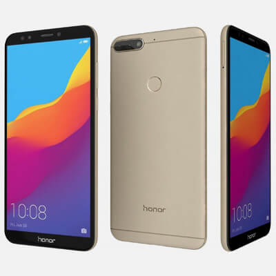 Honor 7C Gold - 3D Model by Rever_Art