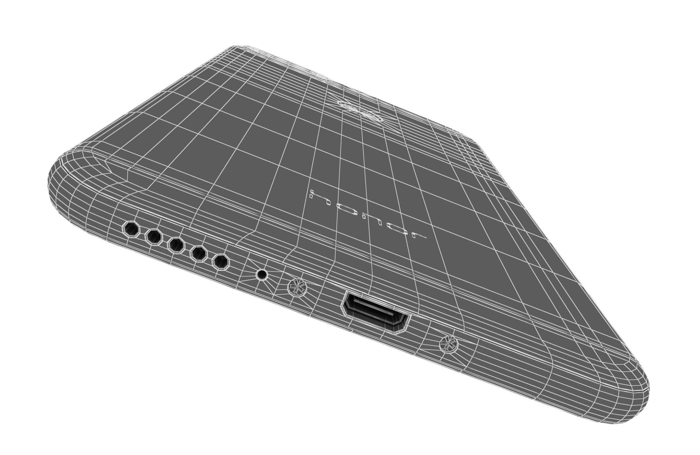 Honor 7C Red - 3D Model by Rever_Art