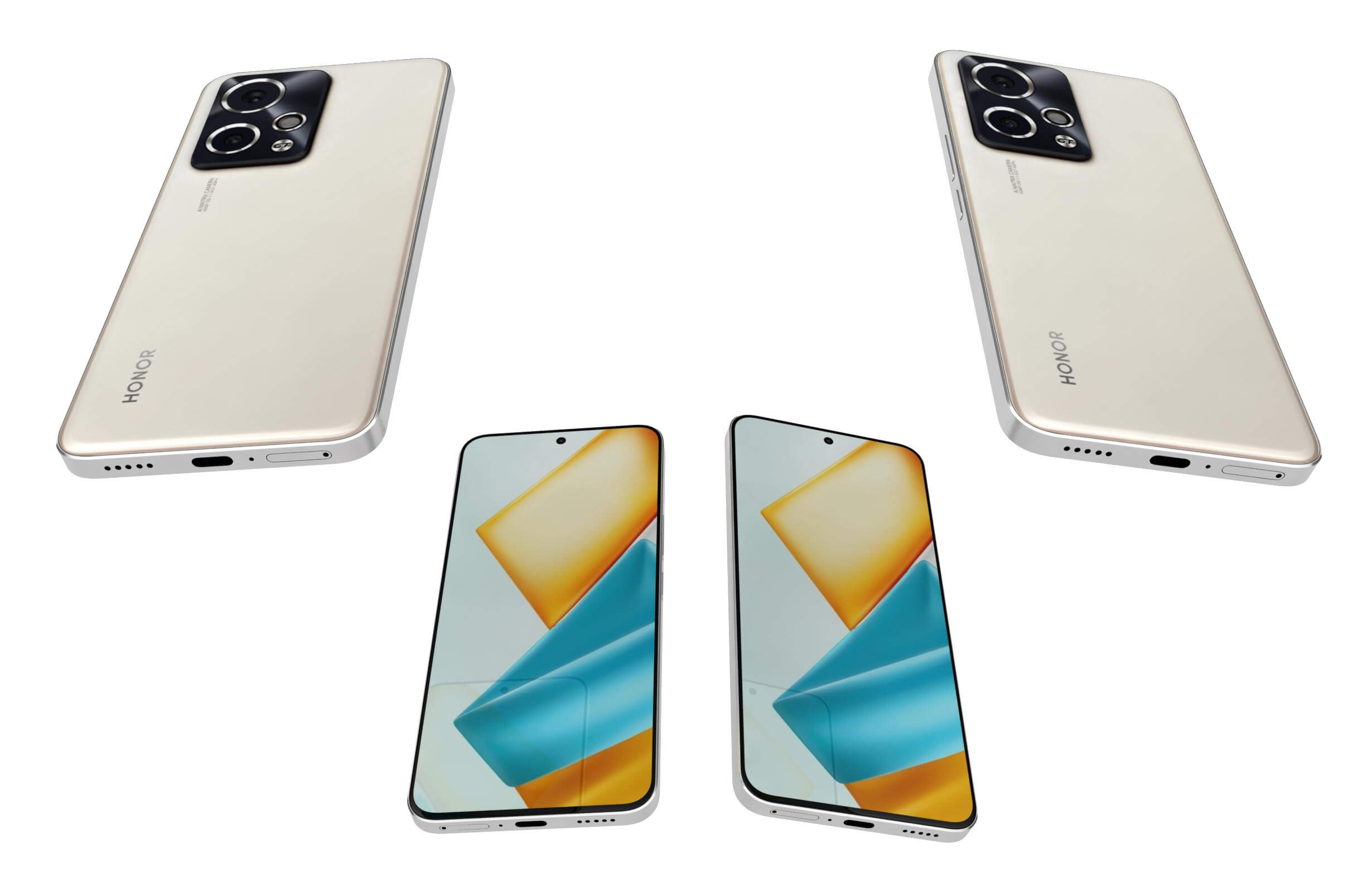Honor 90 GT Gold - 3D Model by Rever_Art