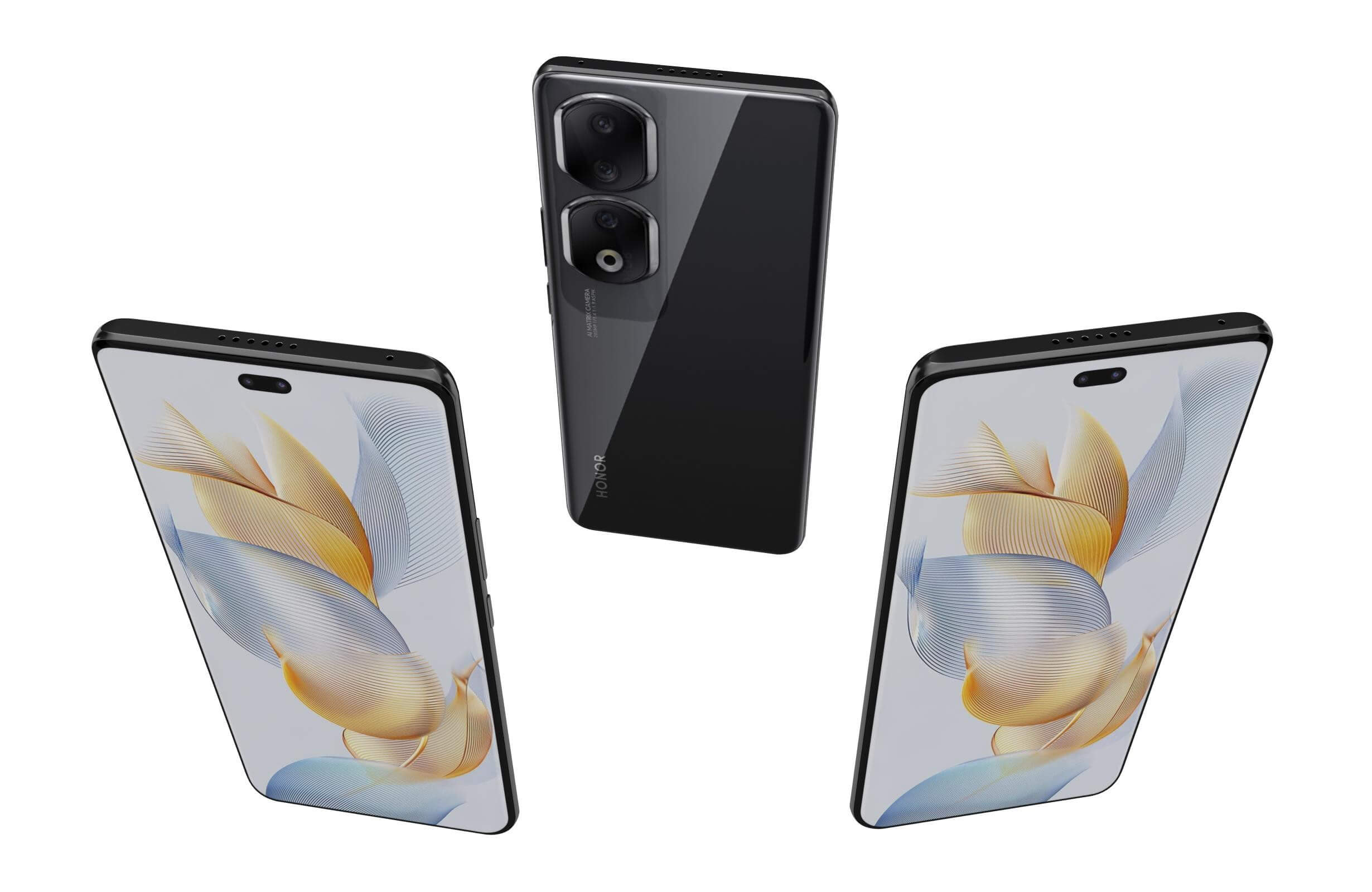 Honor 90 Pro All Colors - 3D Model by Rever_Art