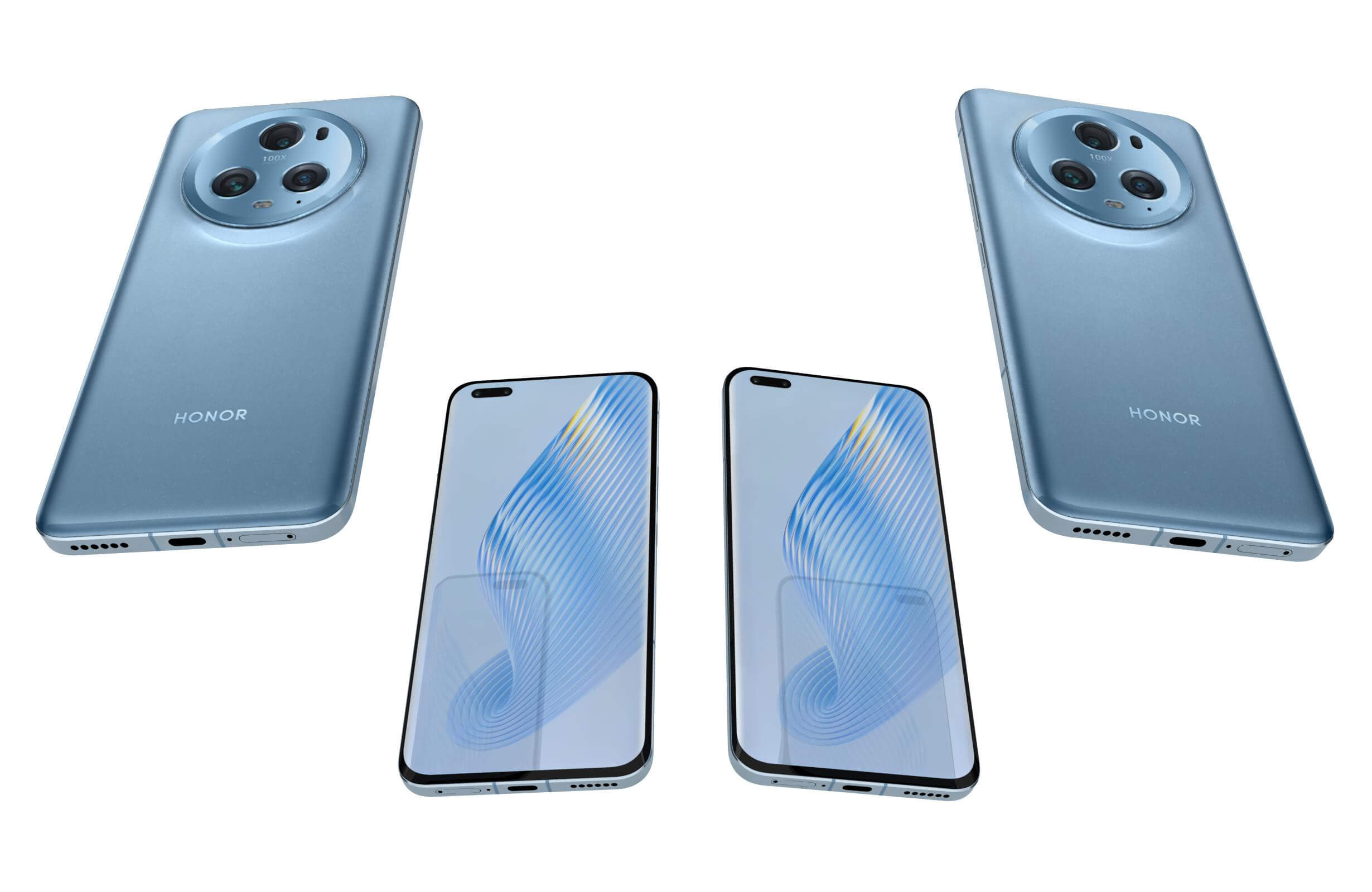 Honor Magic 5 Pro All Colors - 3D Model by Rever_Art