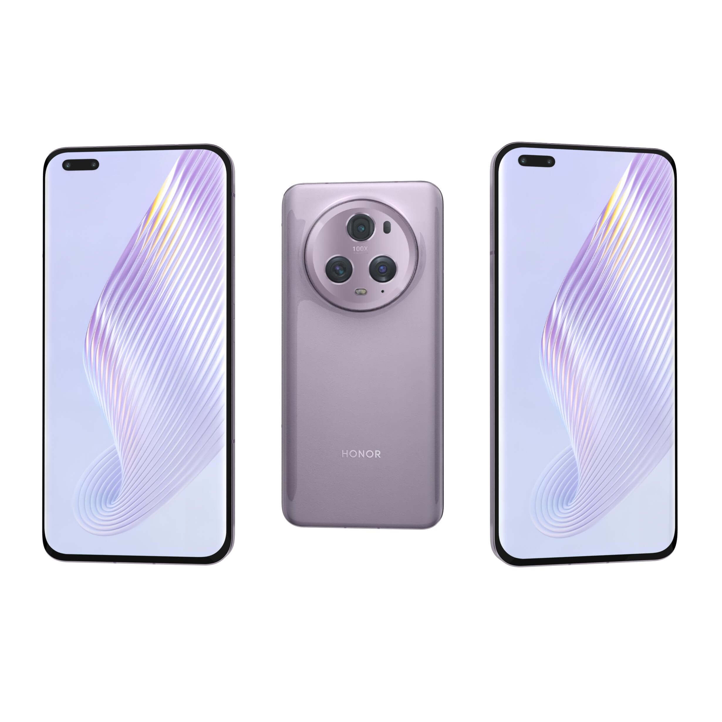 Honor Magic 5 Pro Purple - 3D Model by Rever_Art