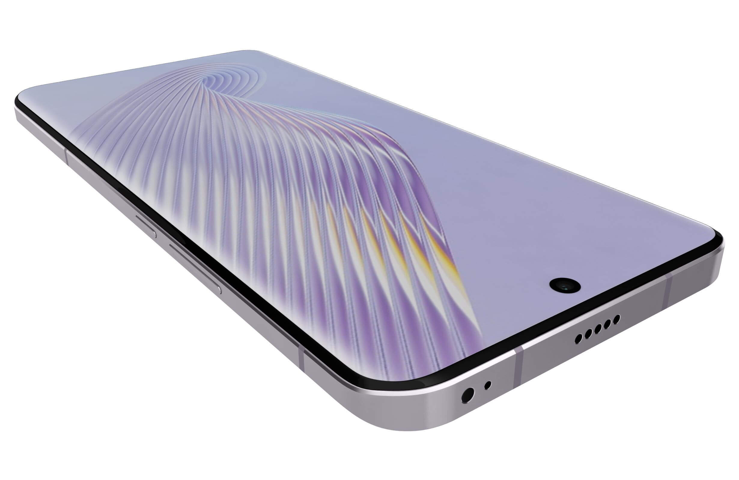 Honor Magic 5 Purple - 3D Model by Rever_Art