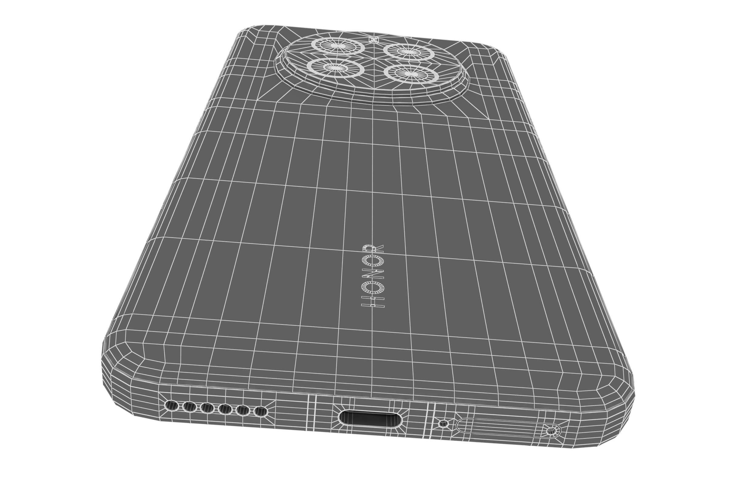 Honor Magic 7 Moon Shadow Gray - 3D Model by Rever_Art