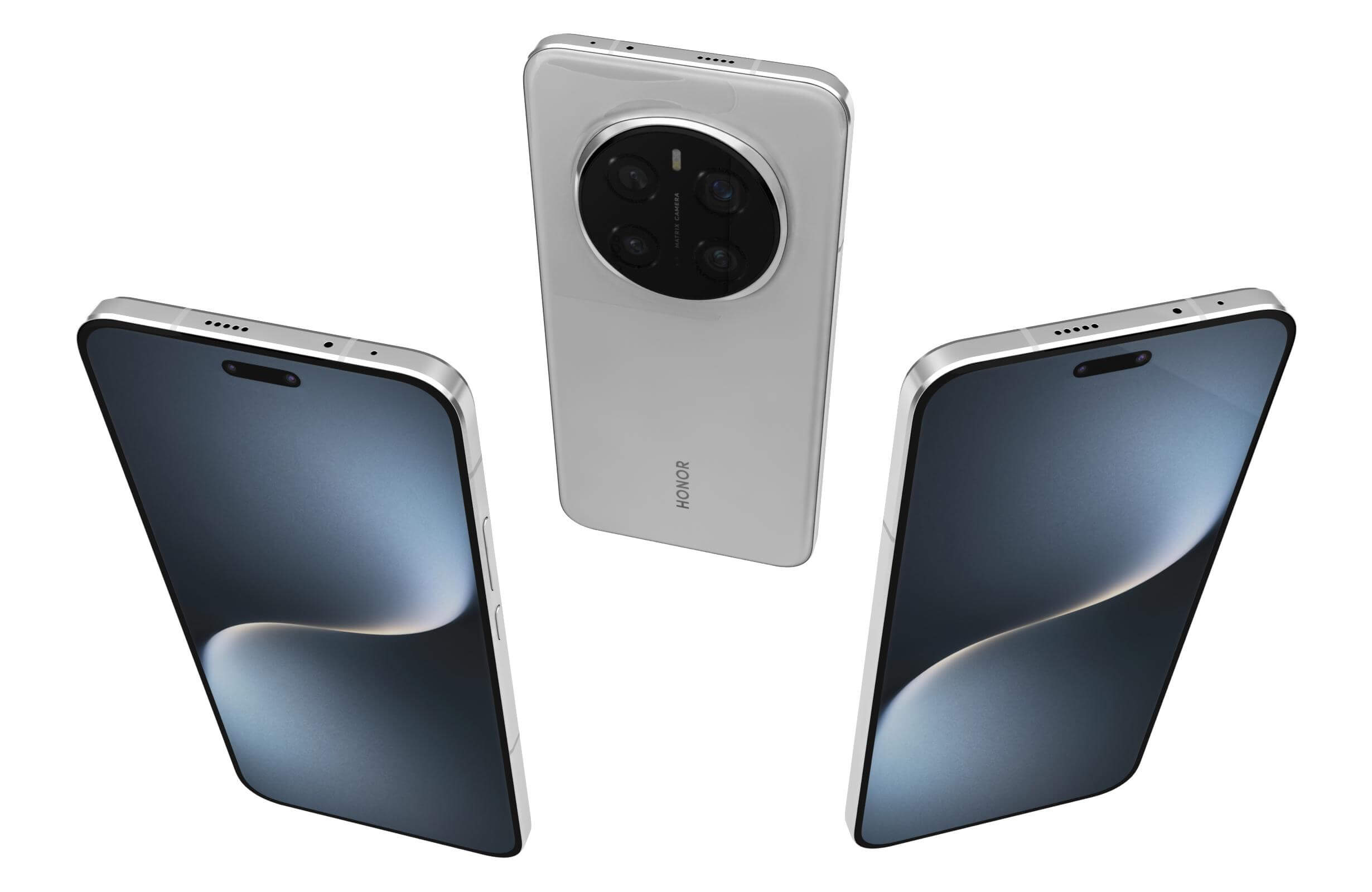 Honor Magic 7 Pro Snow White - 3D Model by Rever_Art