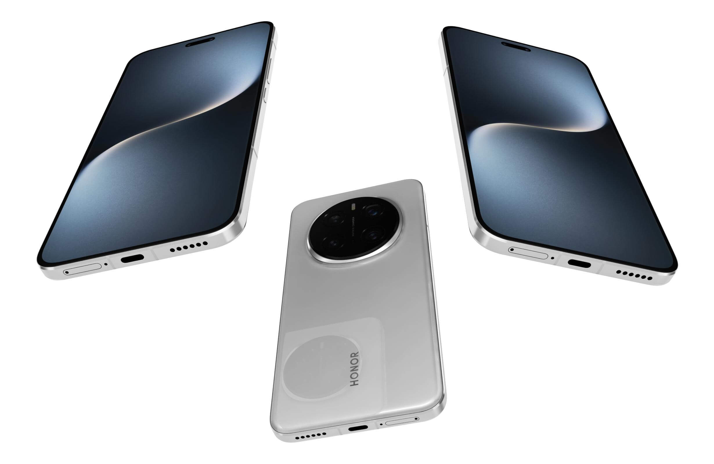 Honor Magic 7 Pro Snow White - 3D Model by Rever_Art