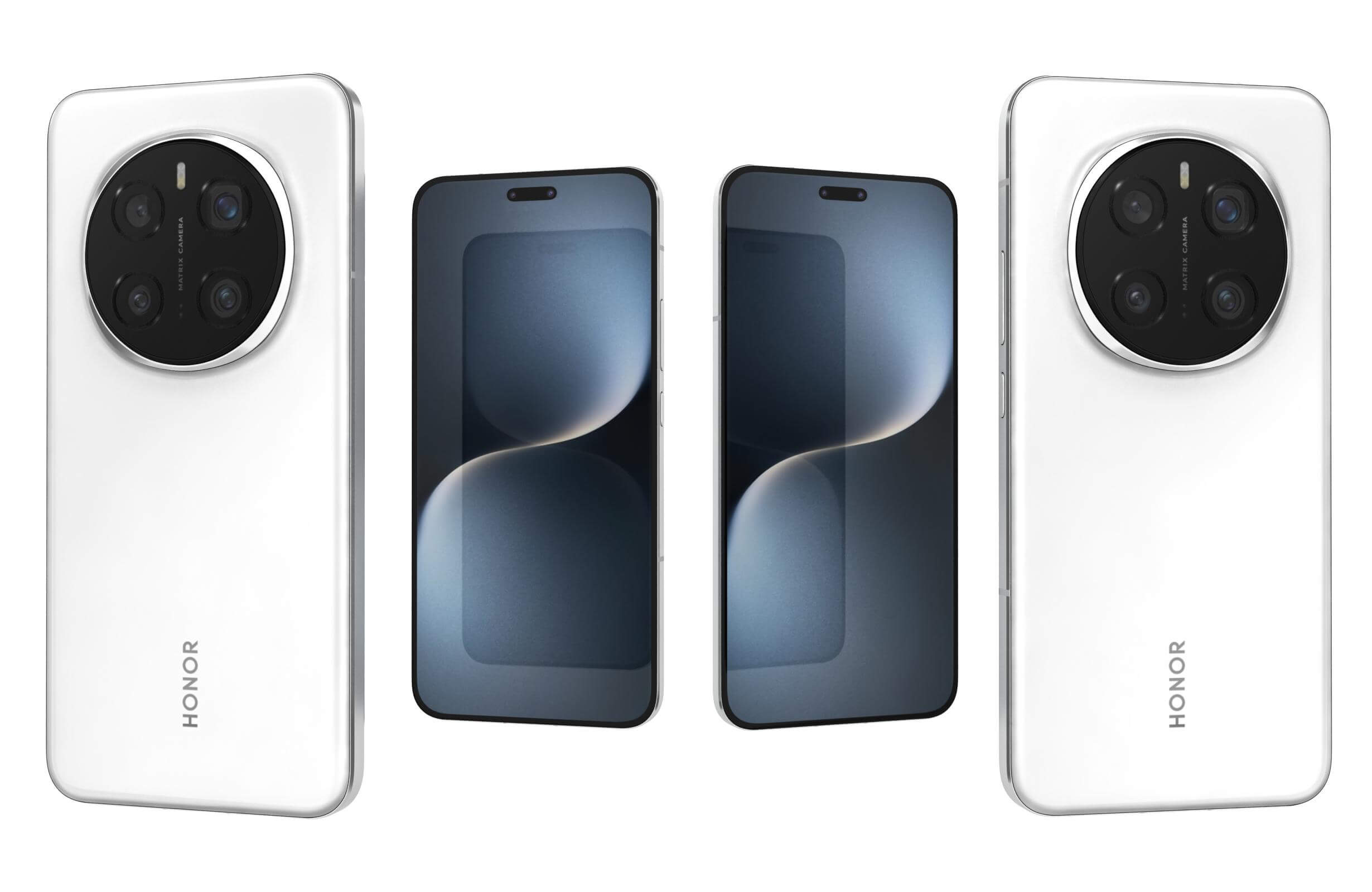 Honor Magic 7 Pro Snow White - 3D Model by Rever_Art