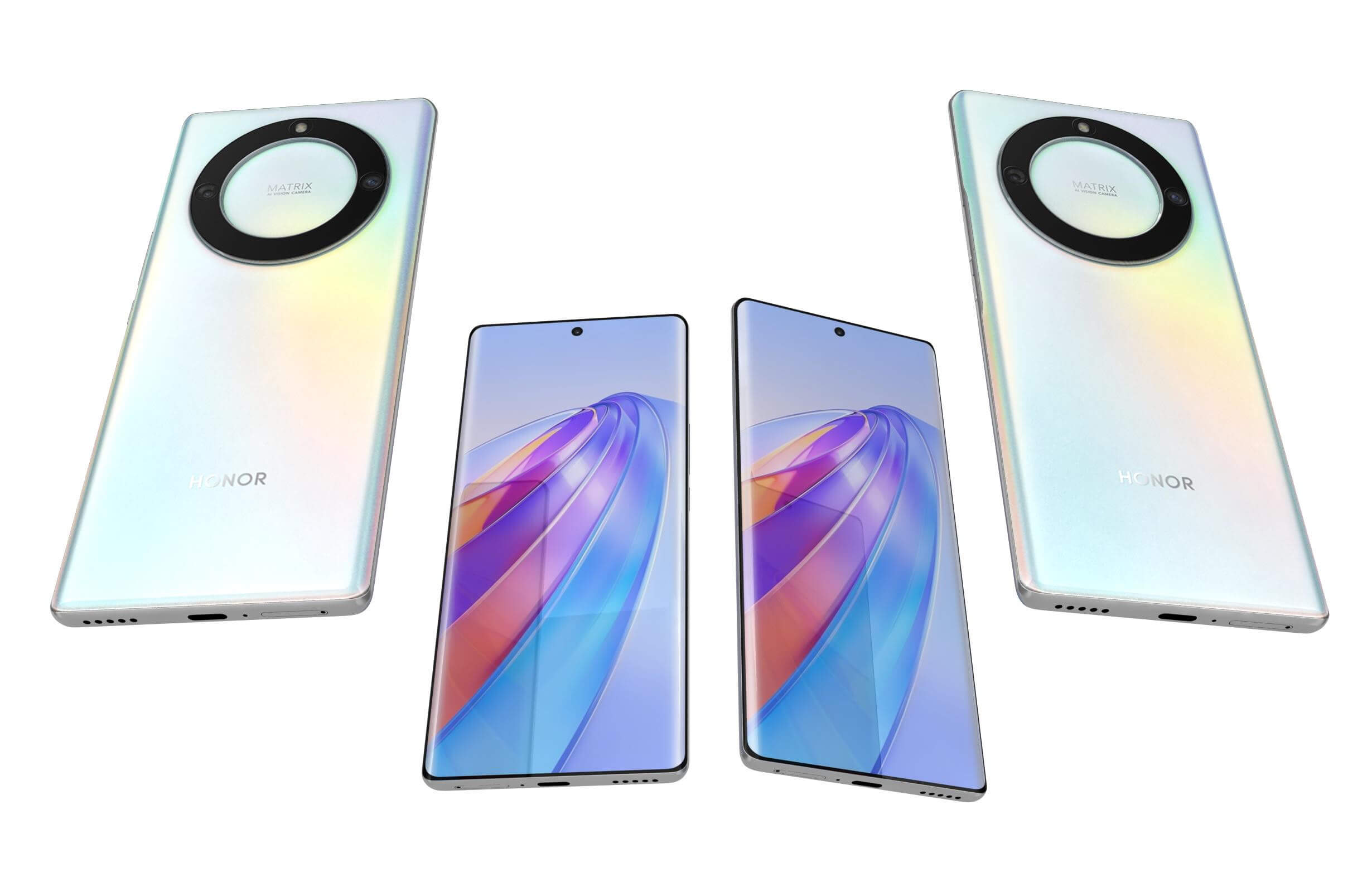 Honor X40 All Colors - 3D Model by Rever_Art