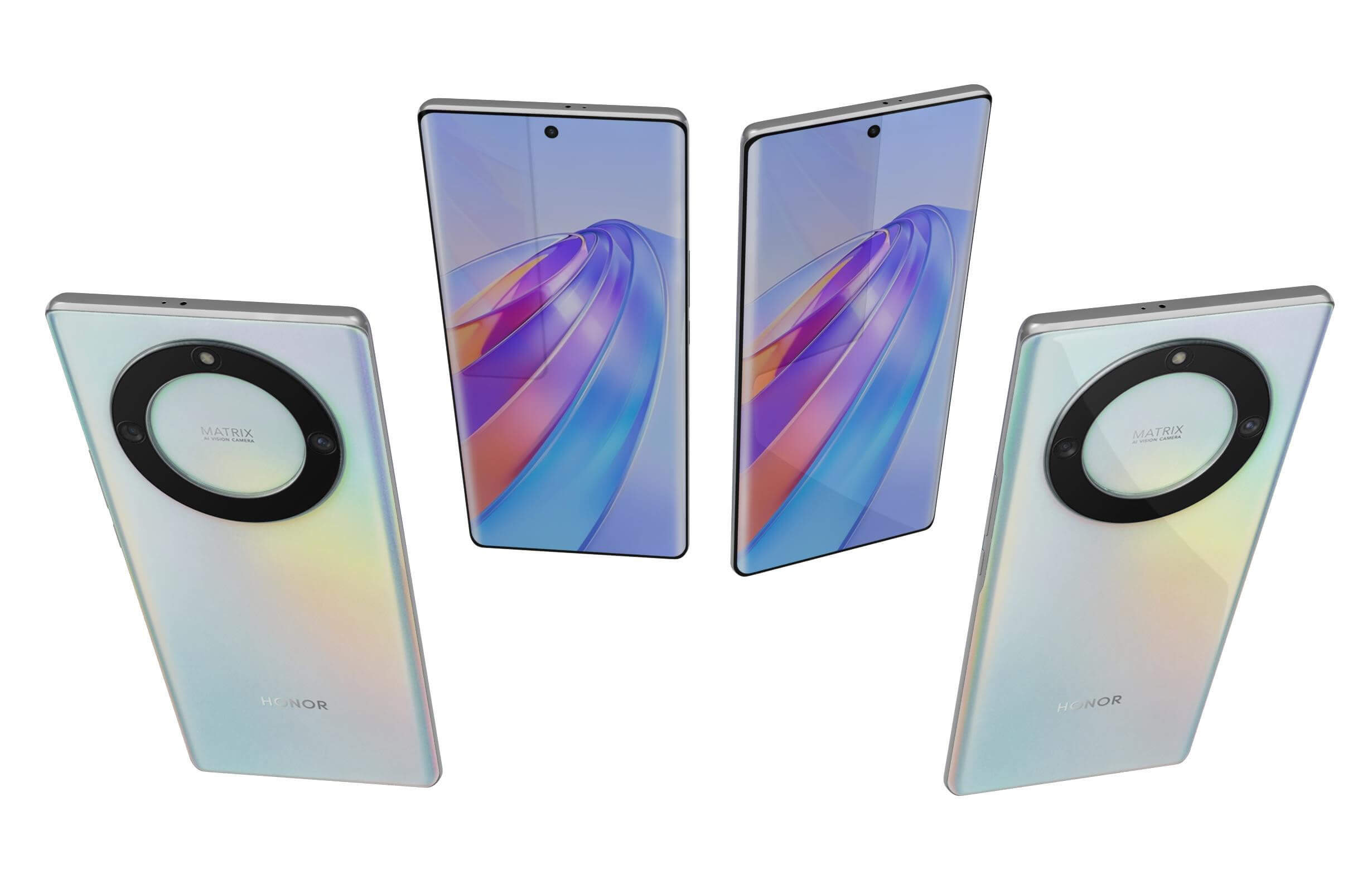 Honor X40 White - 3D Model by Rever_Art