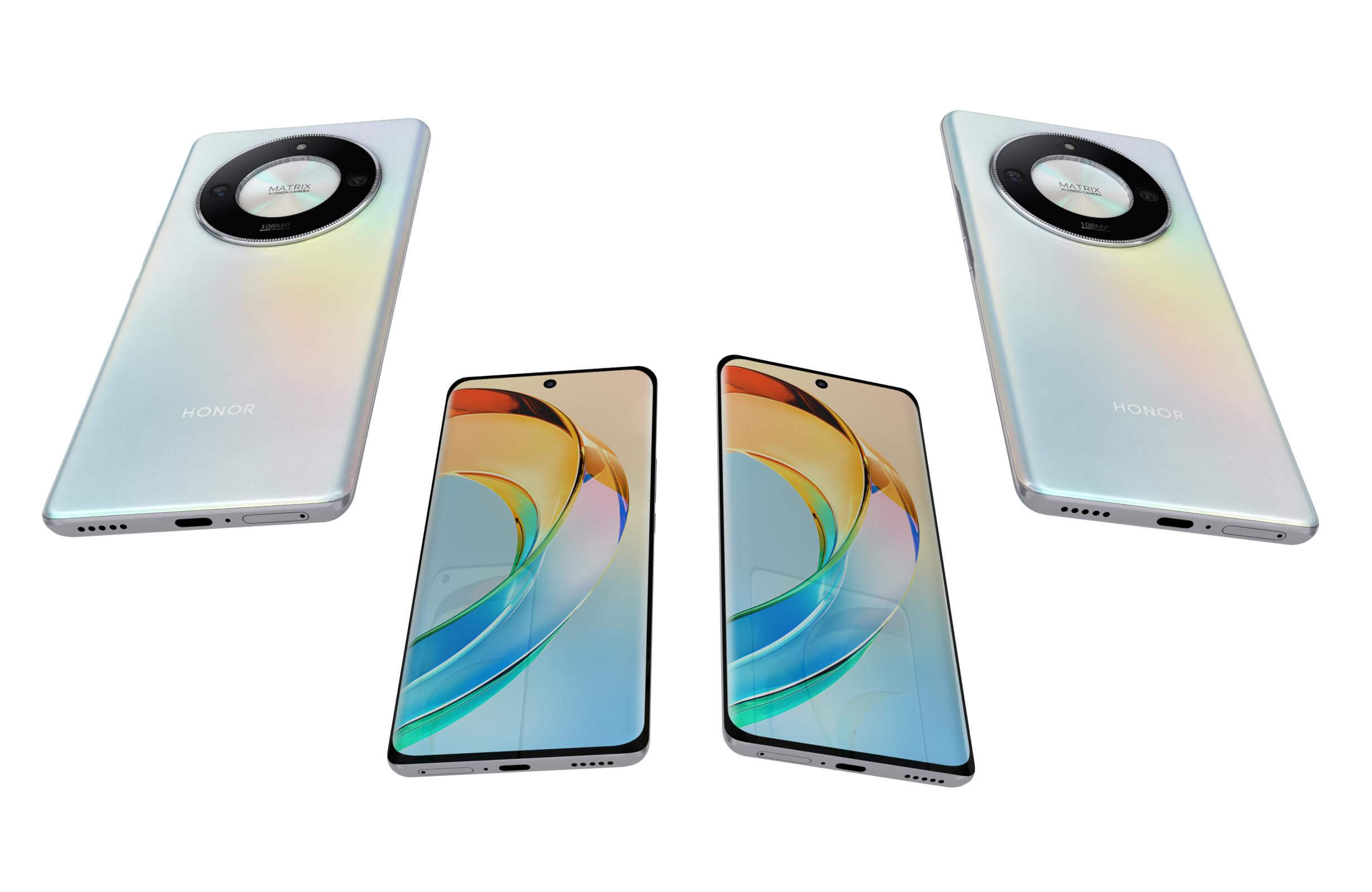 Honor X50 All Colors - 3D Model by Rever_Art