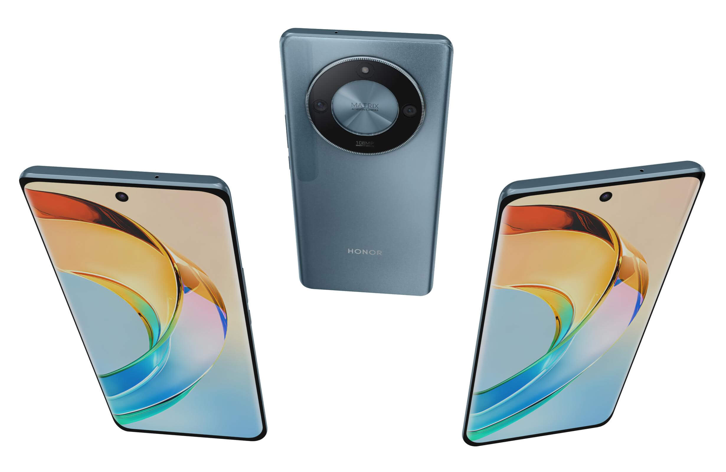 Honor X50 Blue - 3D Model by Rever_Art