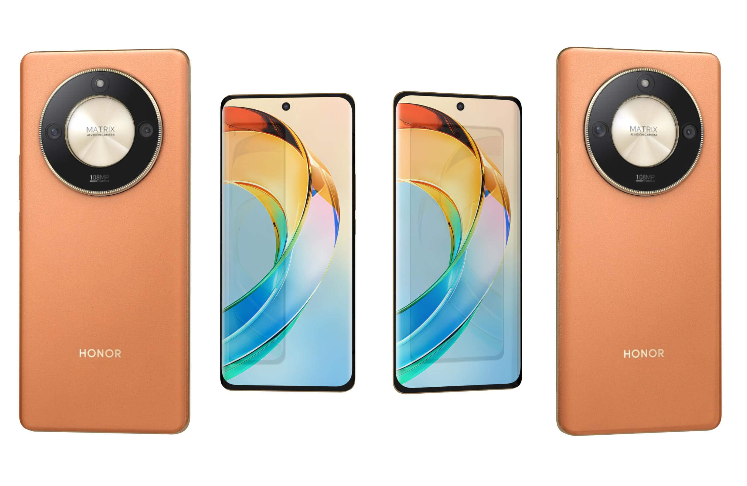 Honor X50 Orange - 3D Model by Rever_Art