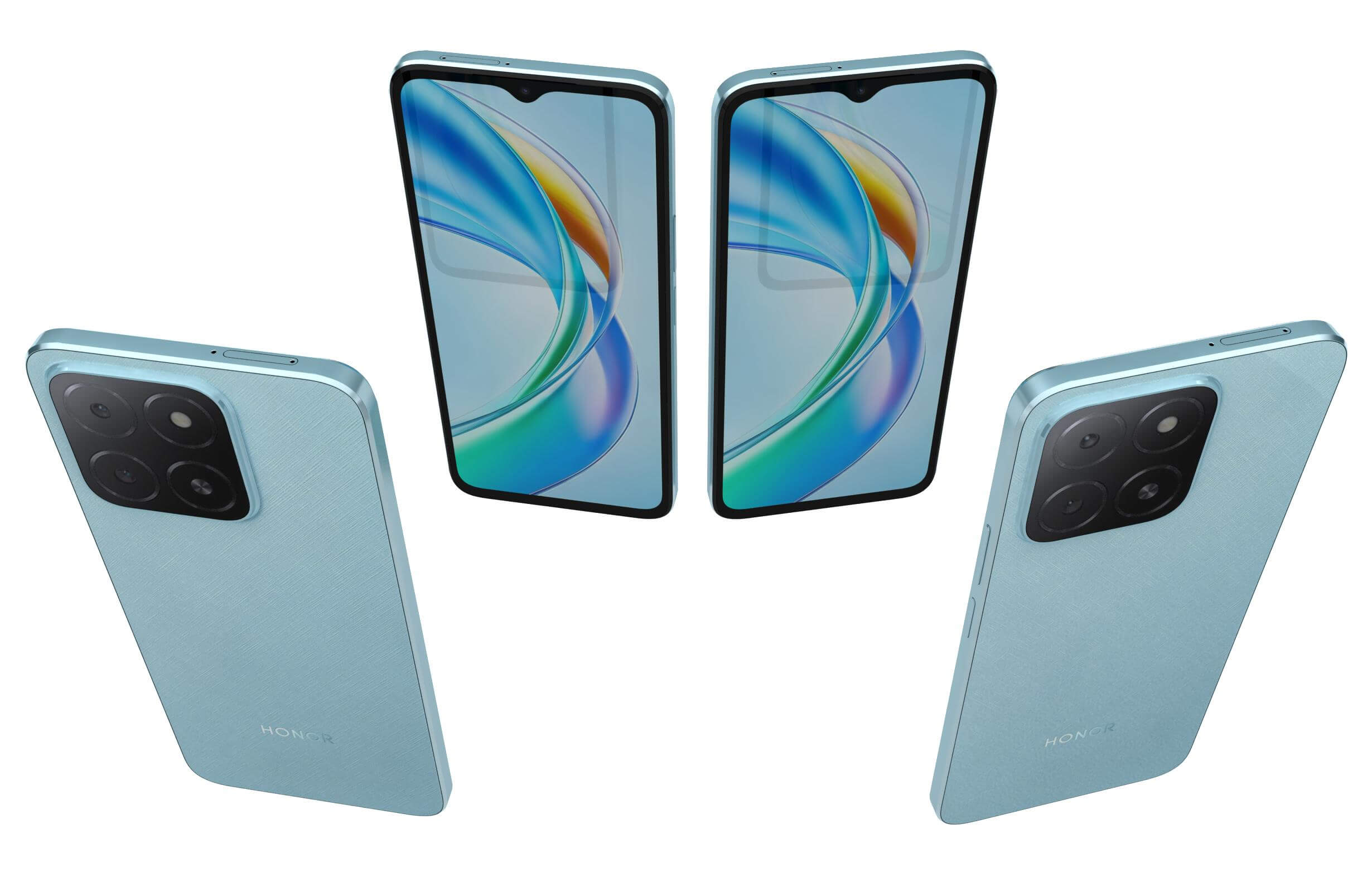 Honor X5B Plus Ocean Blue - 3D Model by Rever_Art