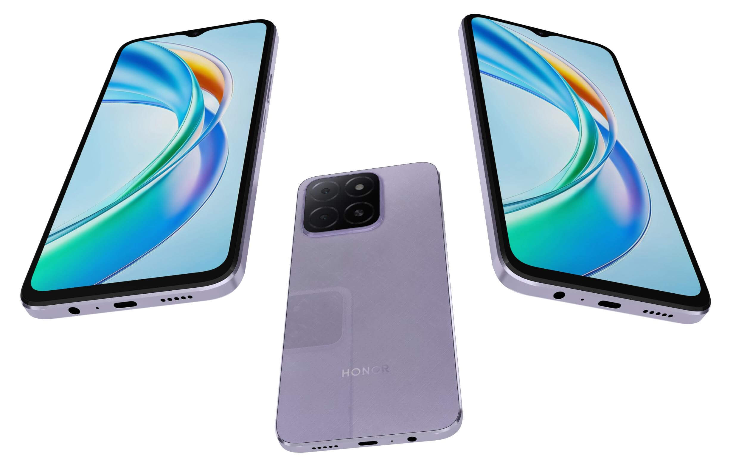 Honor X5B Plus Starry Purple - 3D Model by Rever_Art