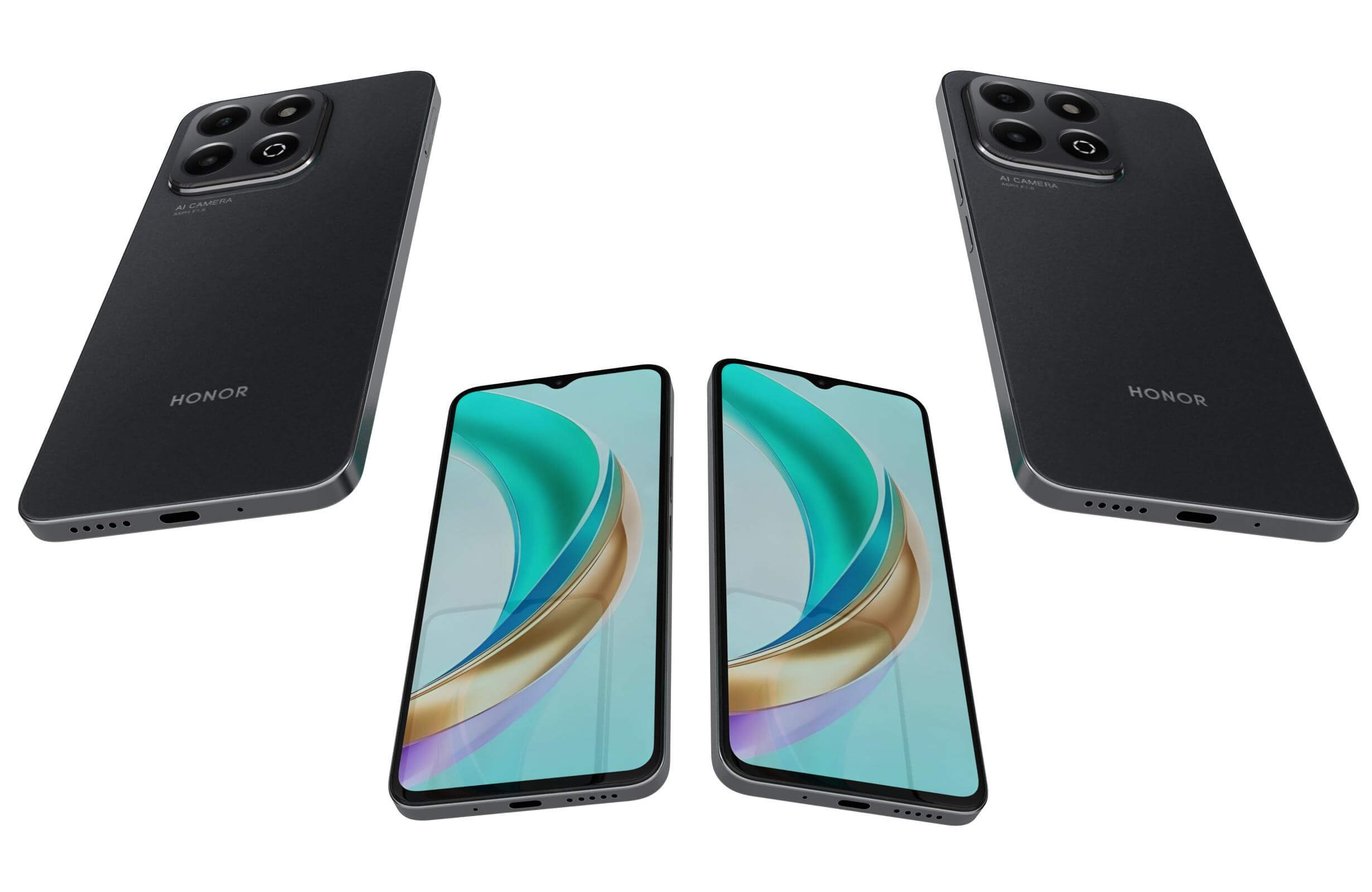 Honor X6B All Colors - 3D Model by Rever_Art