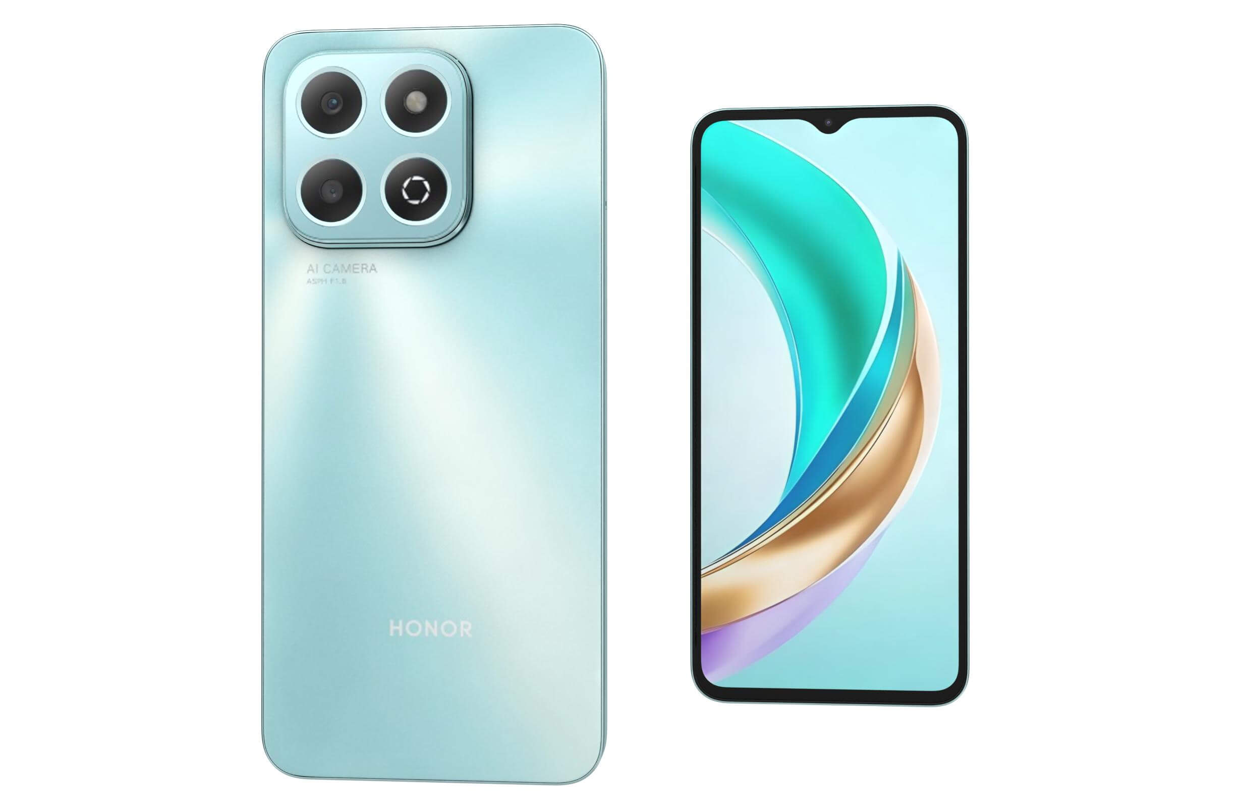 Honor X6B Ocean Cyan - 3D Model by Rever_Art