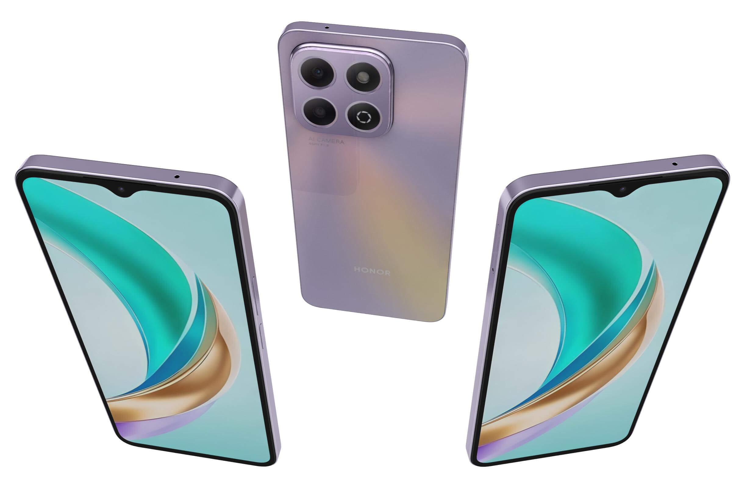 Honor X6B Starry Purple - 3D Model by Rever_Art