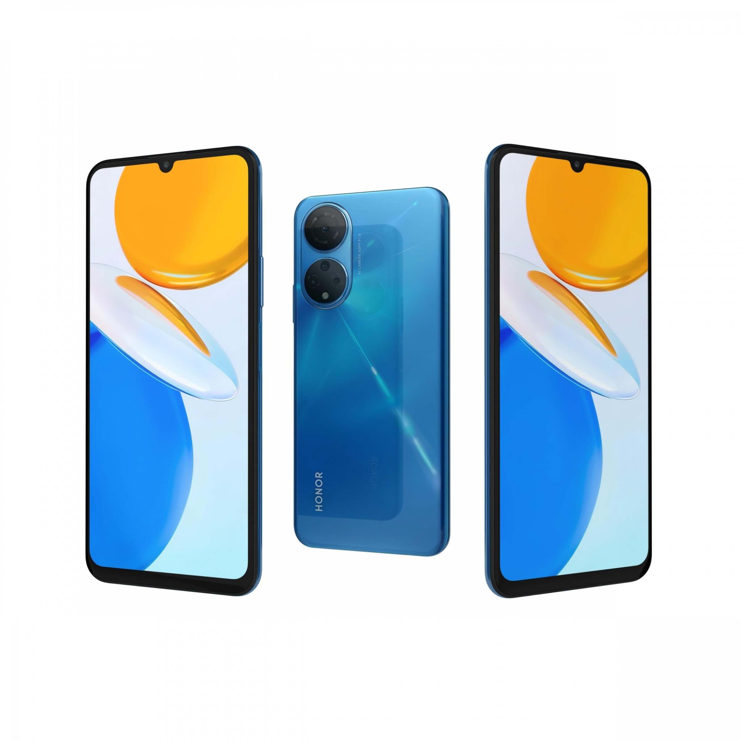 Honor X7 Blue - 3D Model by Rever_Art